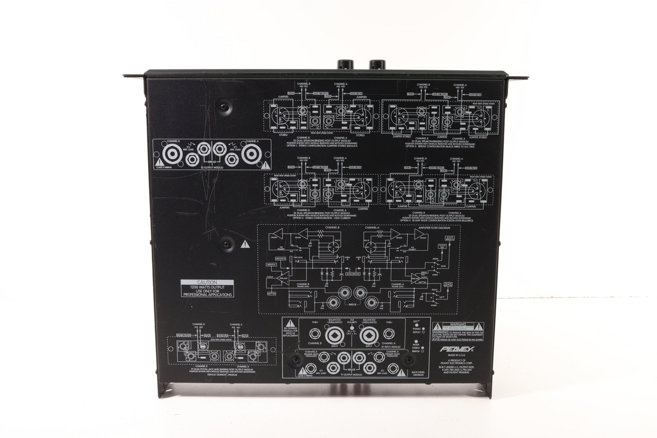 Peavey CS800S 1200W Professional Stereo Power Amplifier — SpenCertified