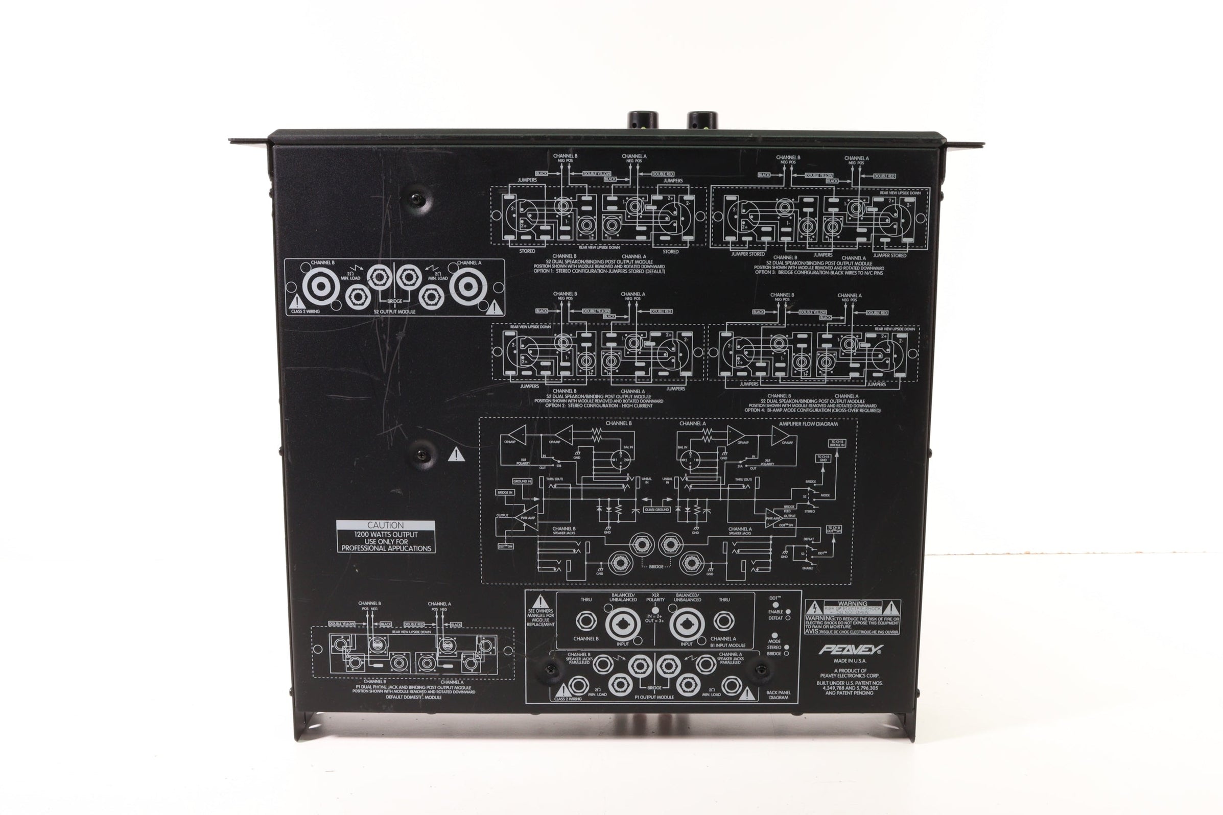 Peavey CS800S 1200W Professional Stereo Power Amplifier — SpenCertified