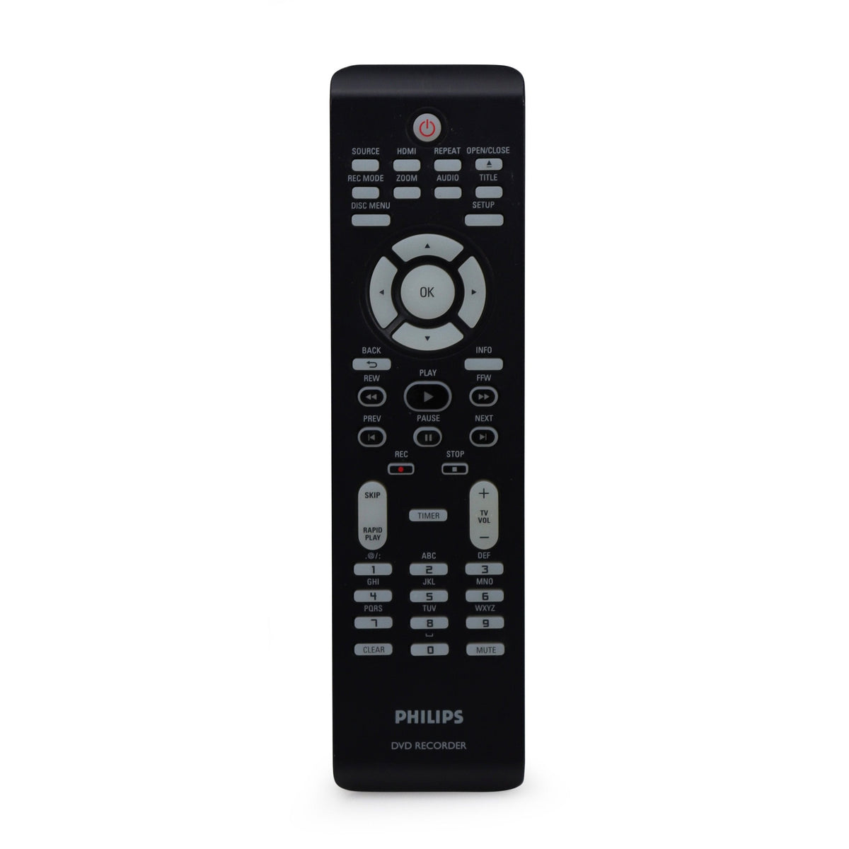 Philips 1VM322491 Remote Control for DVD Recorder DVDR3475 DVDR3437 ...