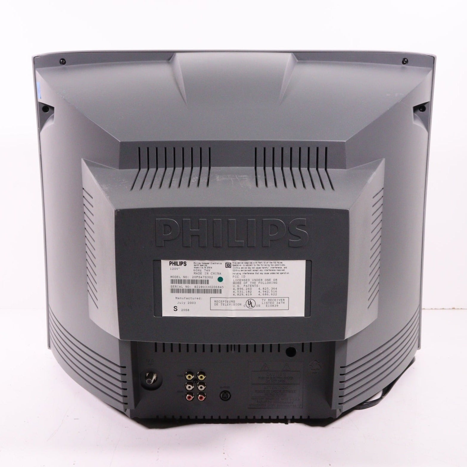 Philips 20PS47S302 20" Retro Color TV CRT Television — SpenCertified