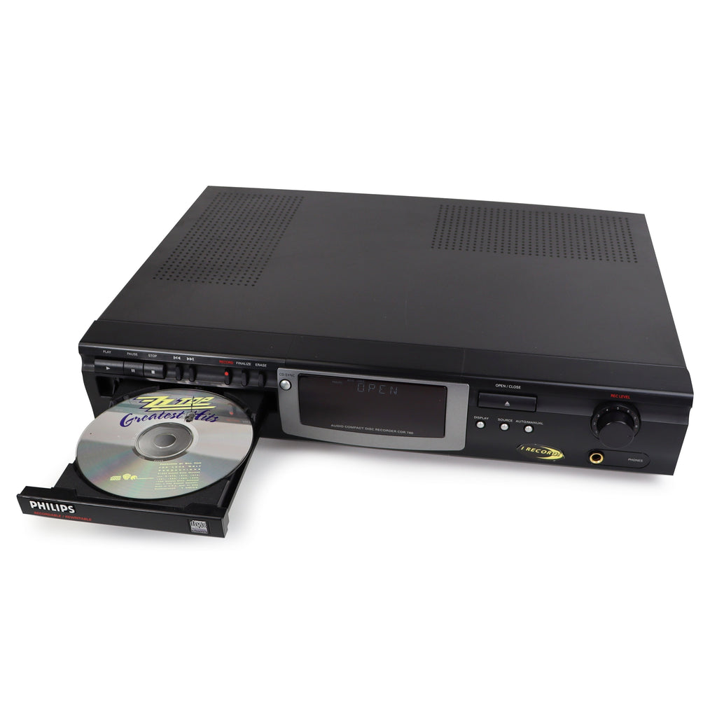 Philips CDR 760 Single CD Recorder Audio Compact Disc Recorder