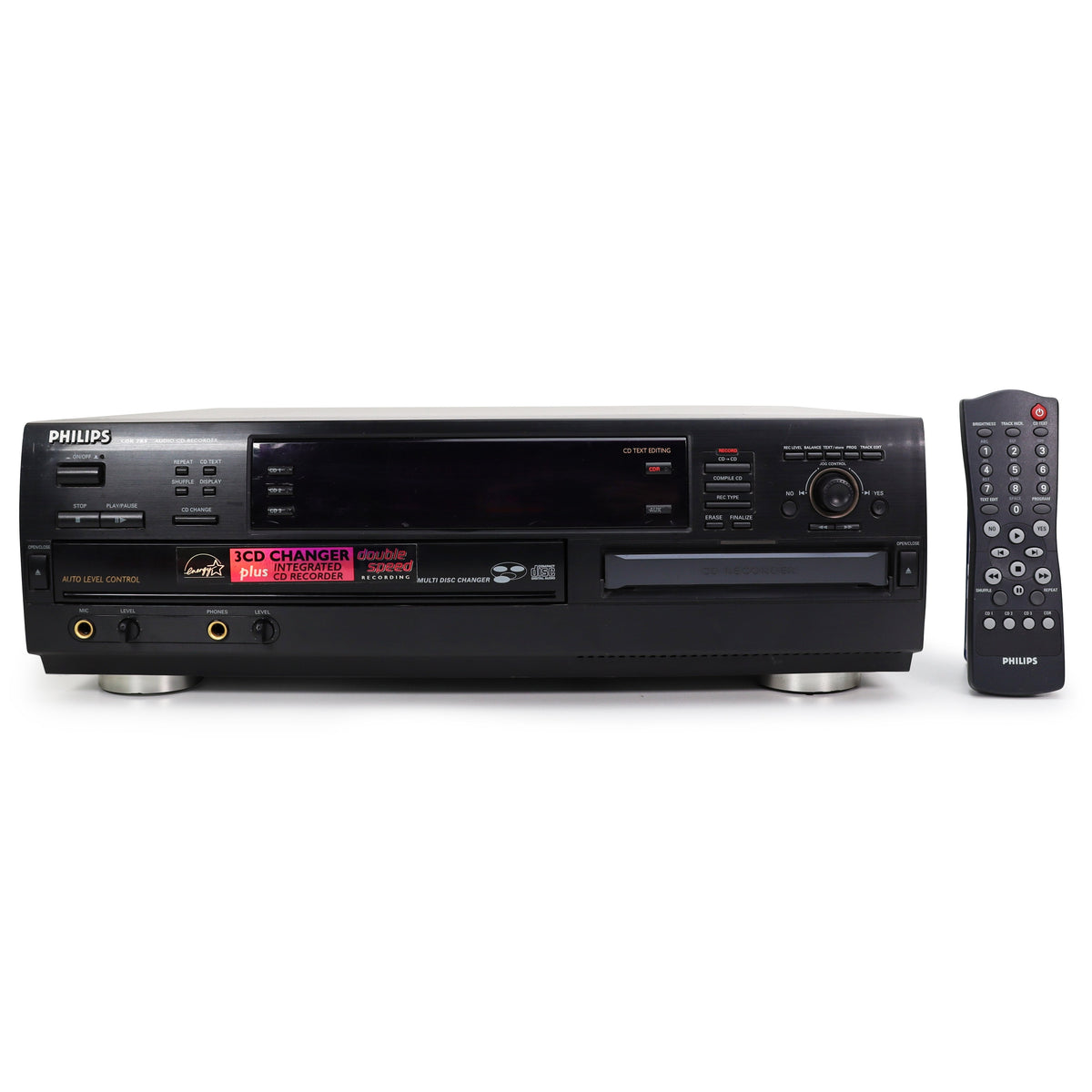 Philips CDR-785 3-Disc CD Changer with Integrated CD Recorder (2000 ...