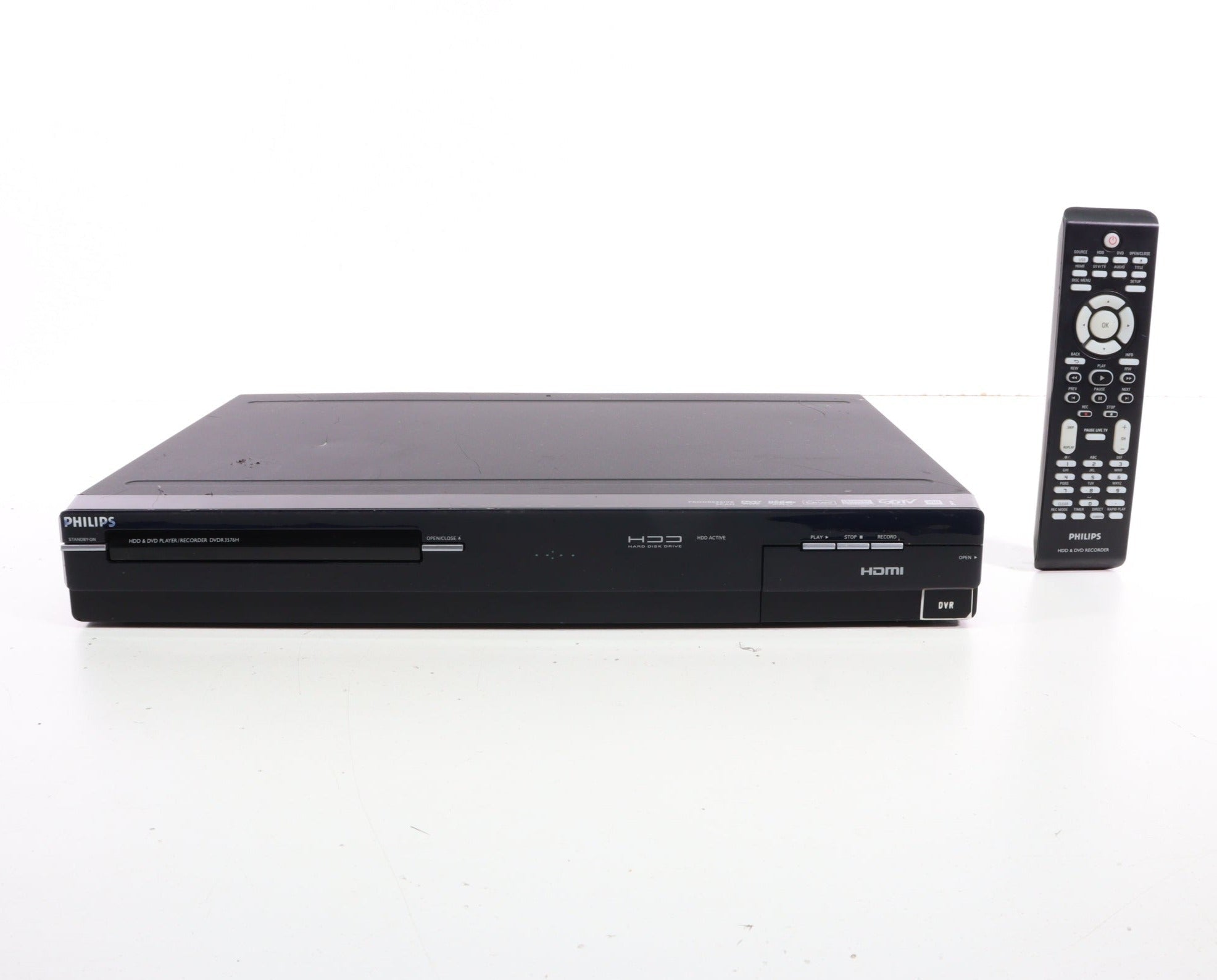 Philips DVDR3576H DVD Recorder with 160GB HDD Hard Disc Drive and Digi ...