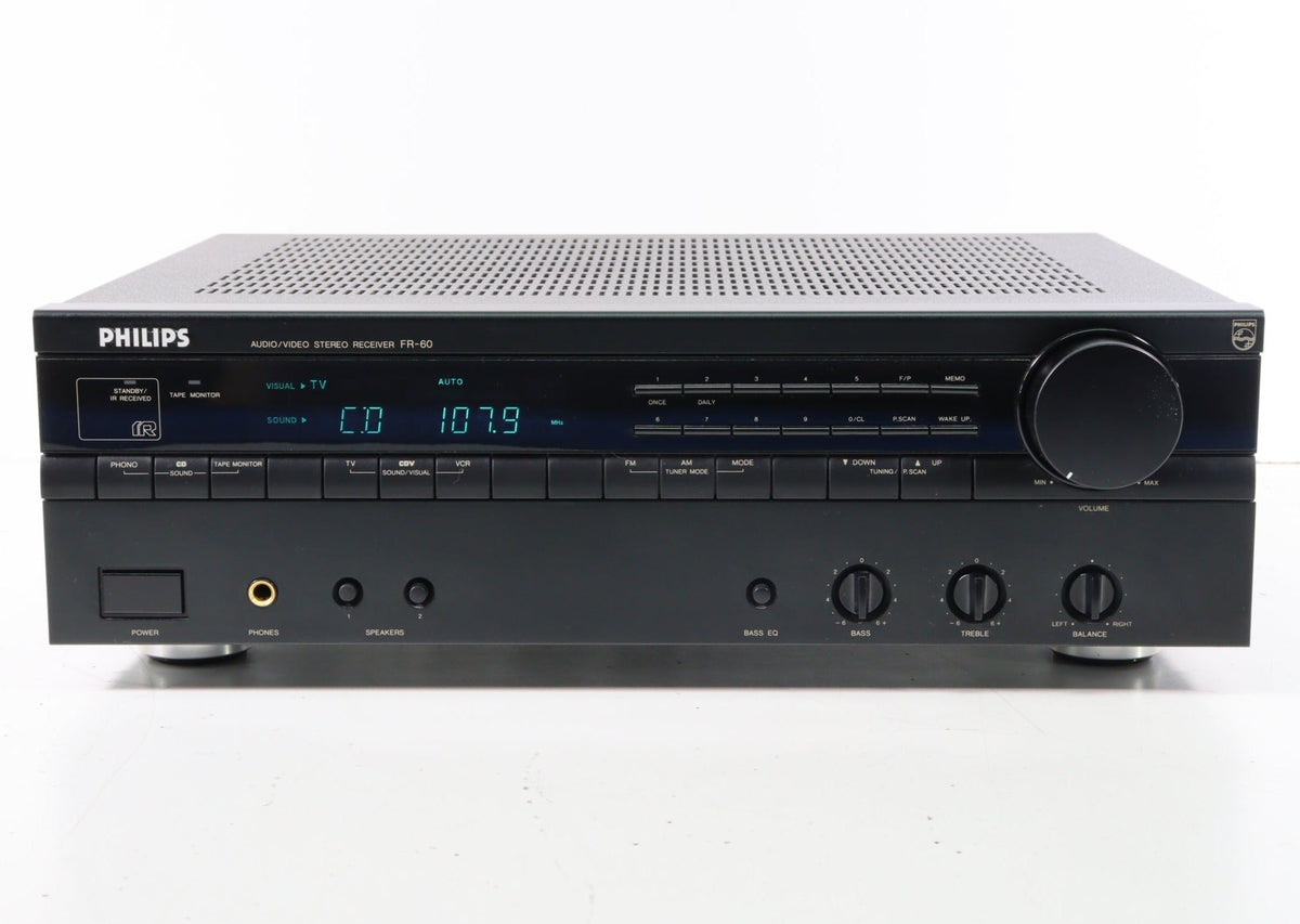 Philips FR-60 AV Audio Video Stereo Receiver (NO REMOTE) — SpenCertified