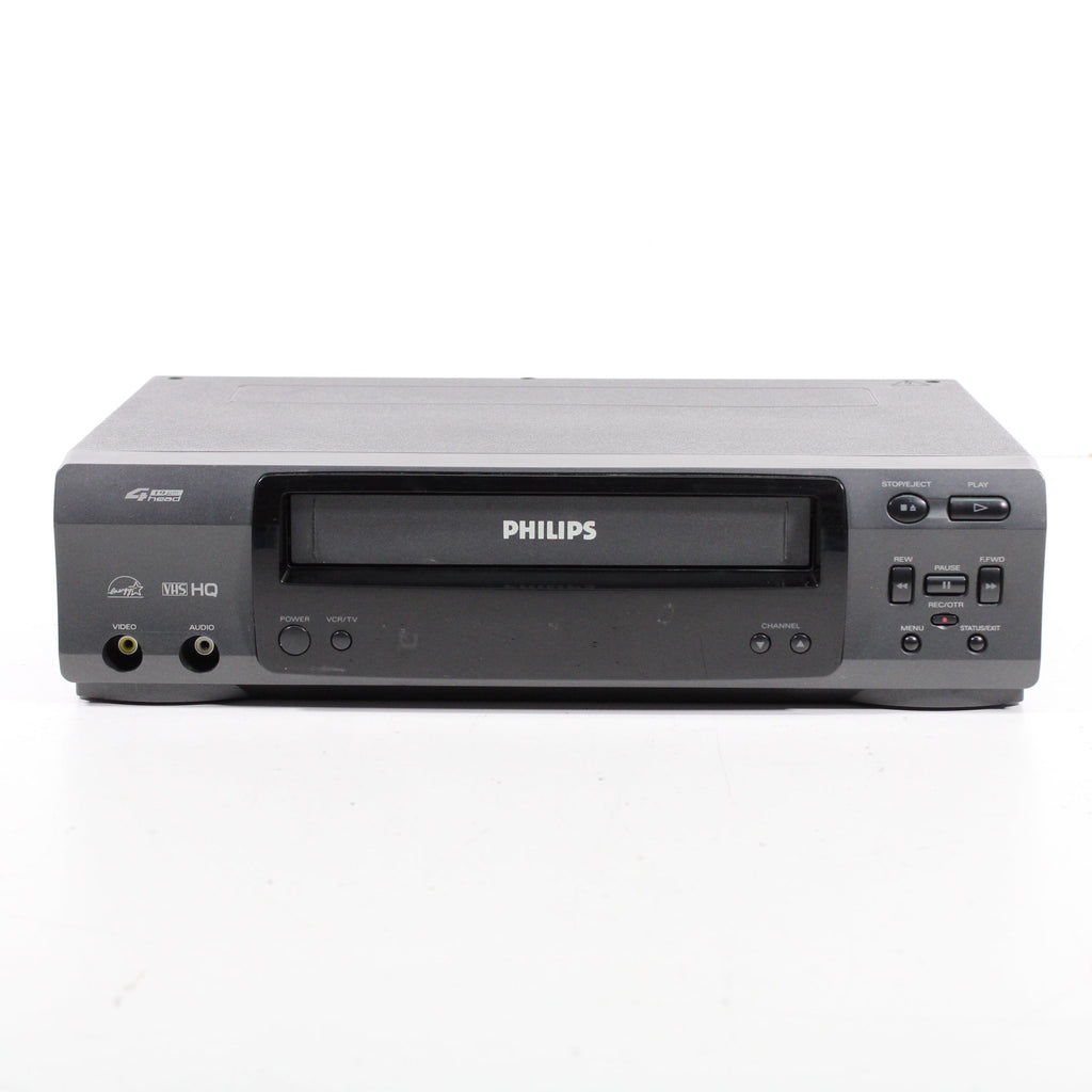Philips VRB411AT24 4-Head VCR VHS Player and Recorder