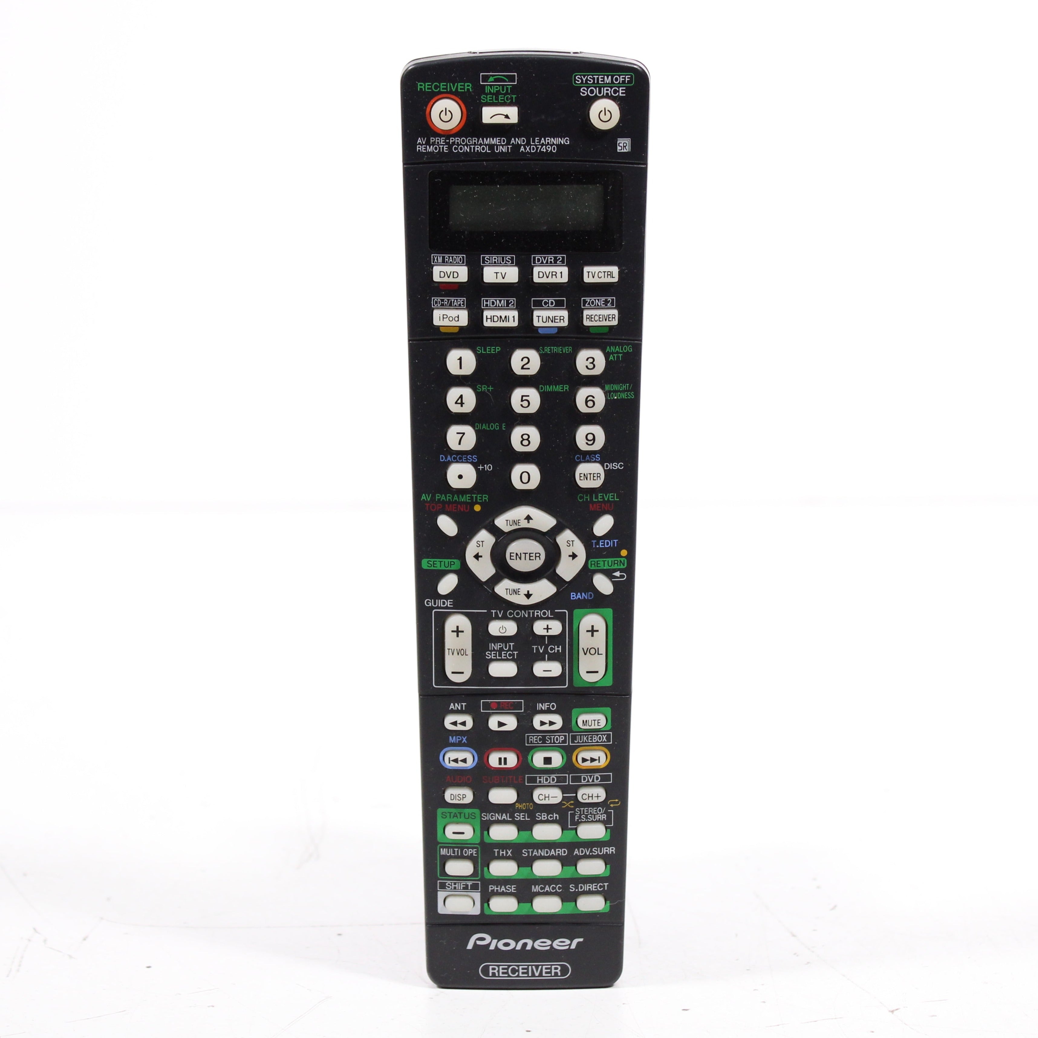 Pioneer AXD7490 Remote Control for AV Receiver VSX-91TXH