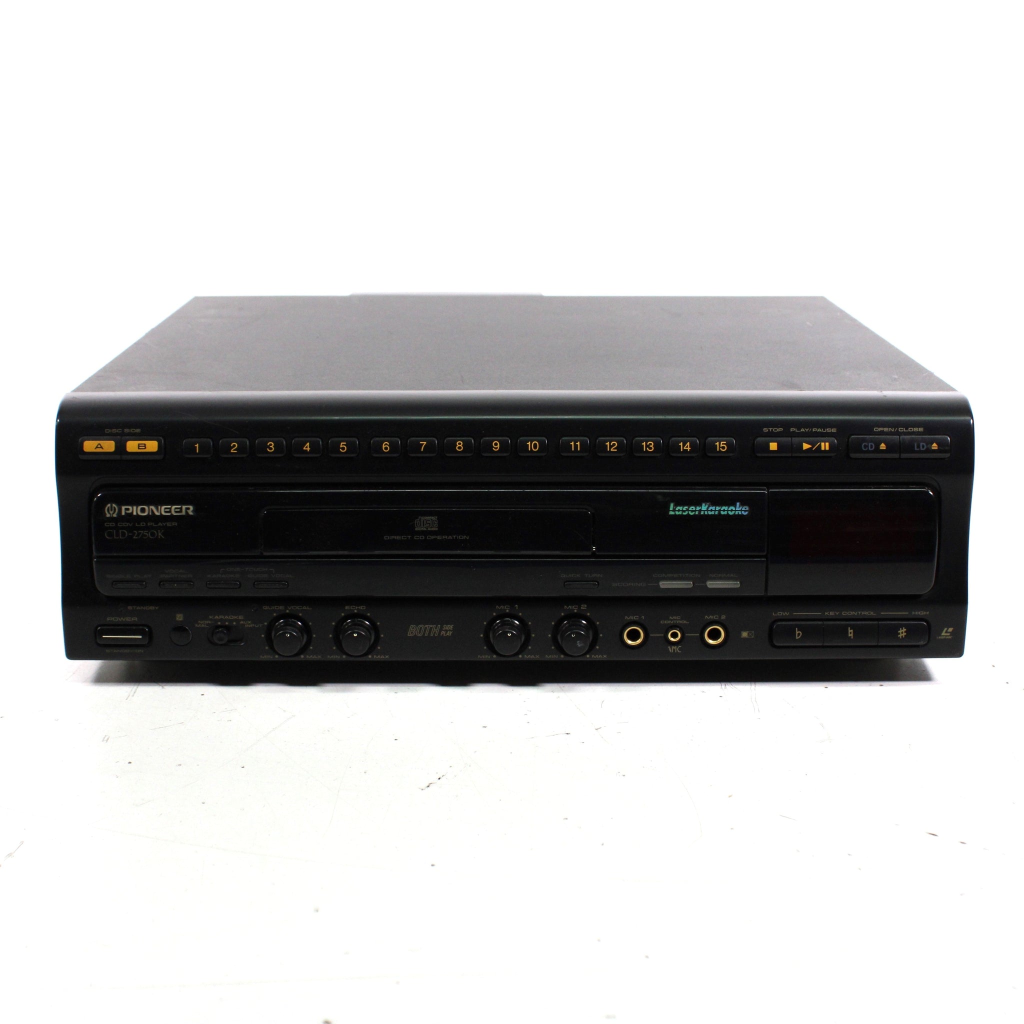 Pioneer CLD-2750K LaserKaraoke CD CDV LD LaserDisc Player Both Side Pl ...