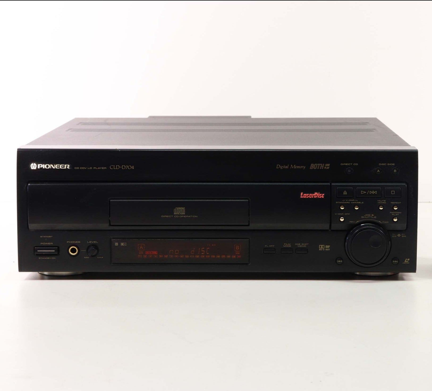Pioneer CLD-D704 CD CDV LD LaserDisc Combo Player (NO REMOTE)