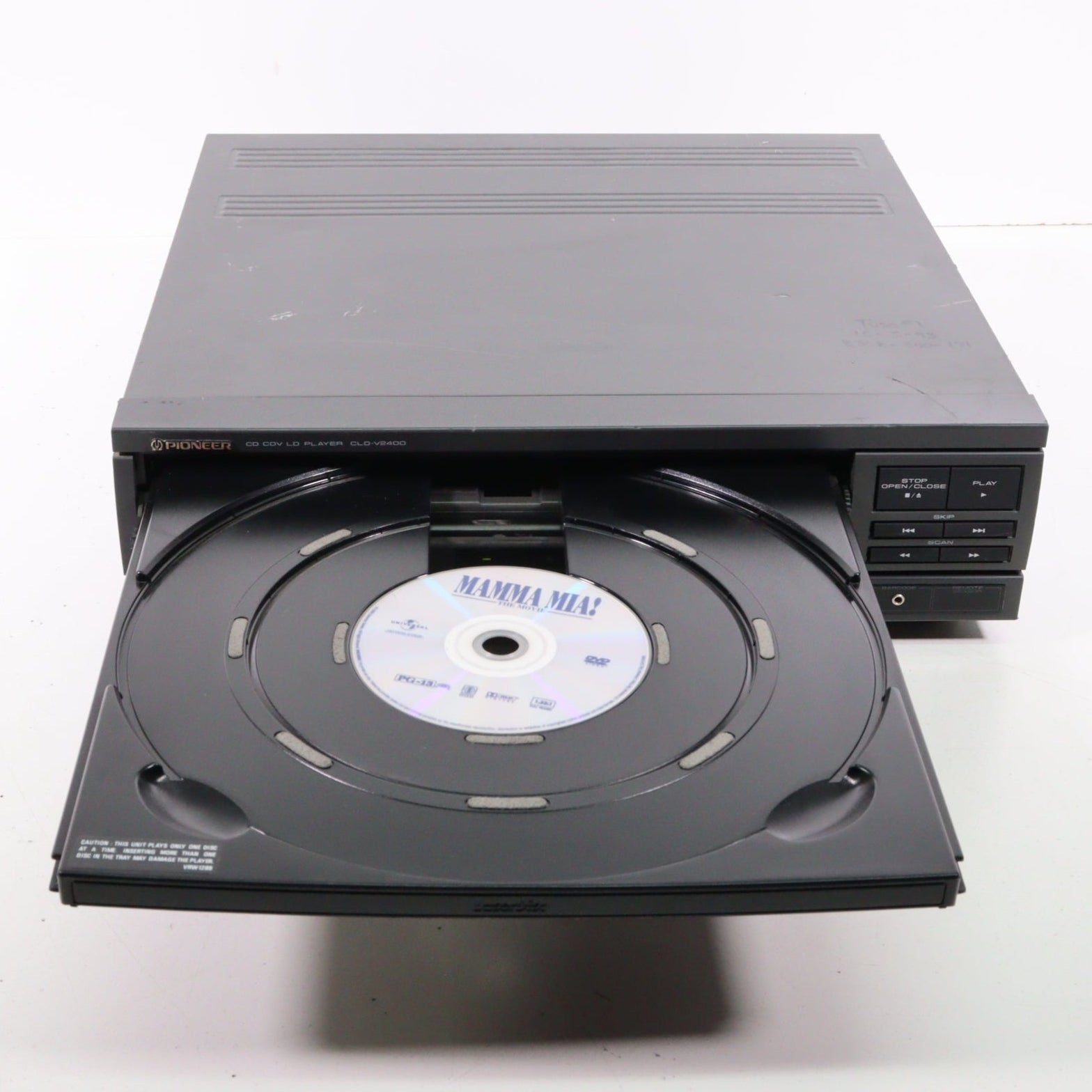 Pioneer CLD-V2400 CD CDV LD LaserDisc Combo Player — SpenCertified