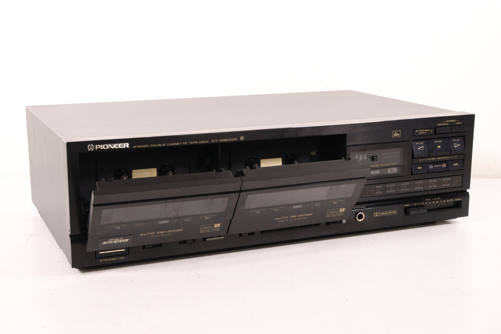 Pioneer CT-1280WR Dual Deck Cassette Player (AS IS)
