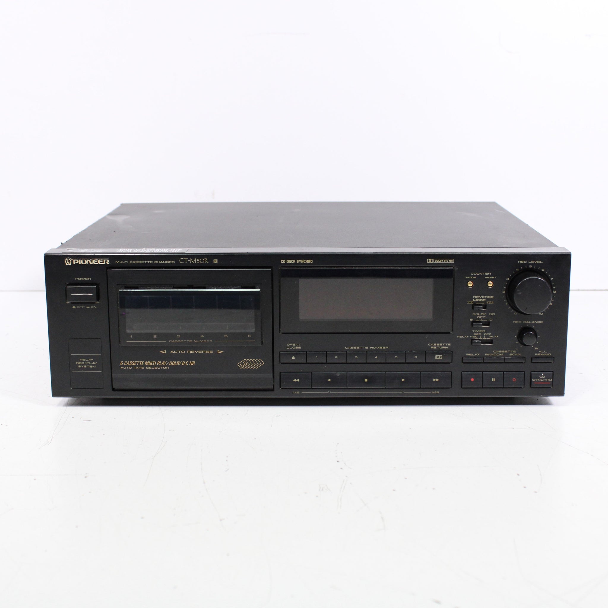 Pioneer CT-M50R 6-Cassette Player Multi-Cassette Changer — SpenCertified