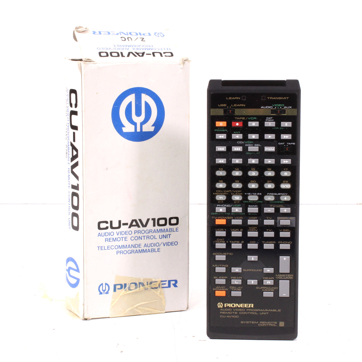 Pioneer CU-AV100 Programmable Remote Control for Audio Video Component ...