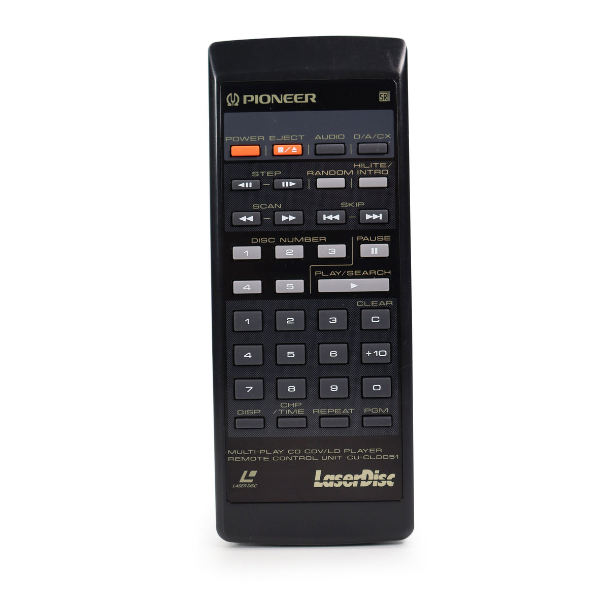 Pioneer CU-CLD051 Remote Control for Laserdisc Player CD Changer CLD-M ...