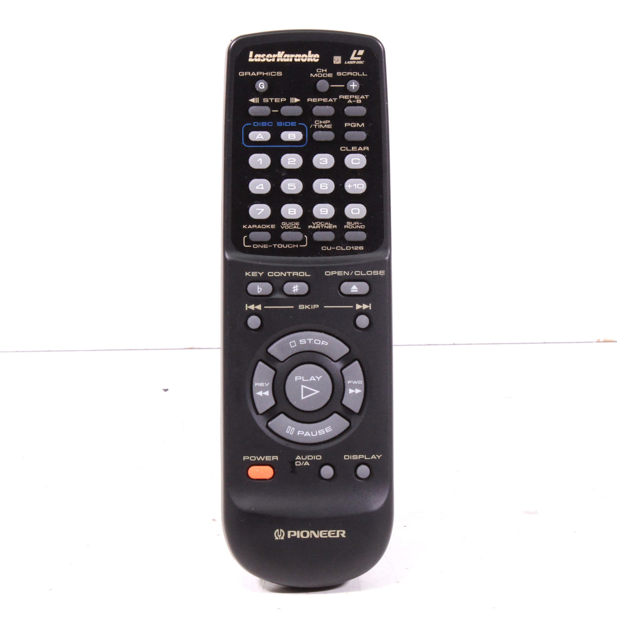 Pioneer CU-CLD126 Remote Control for CD CDV LD Player CLD-V860 ...