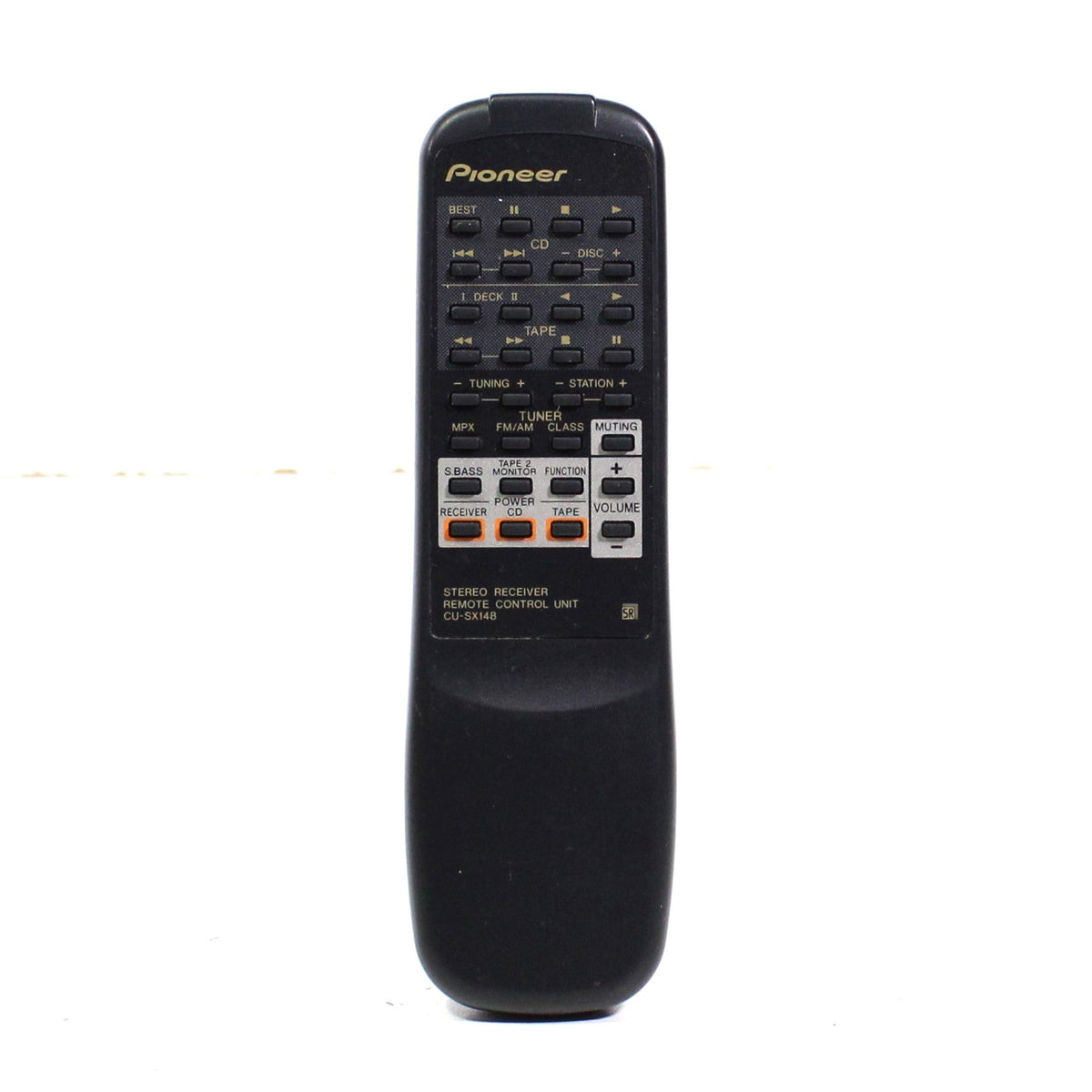 Pioneer CU-SX148 Remote Control for Stereo Receiver SX-255R and More ...