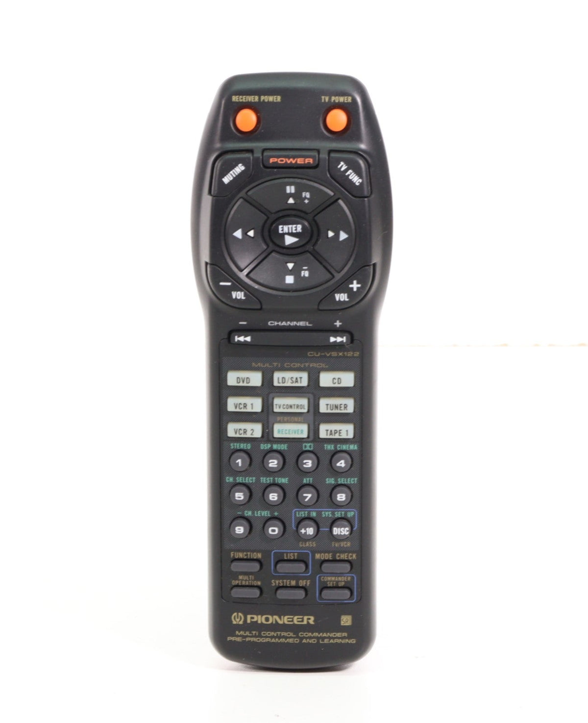 Pioneer CU-VSX122 Remote Control for AV Audio Video Stereo Receiver VS ...
