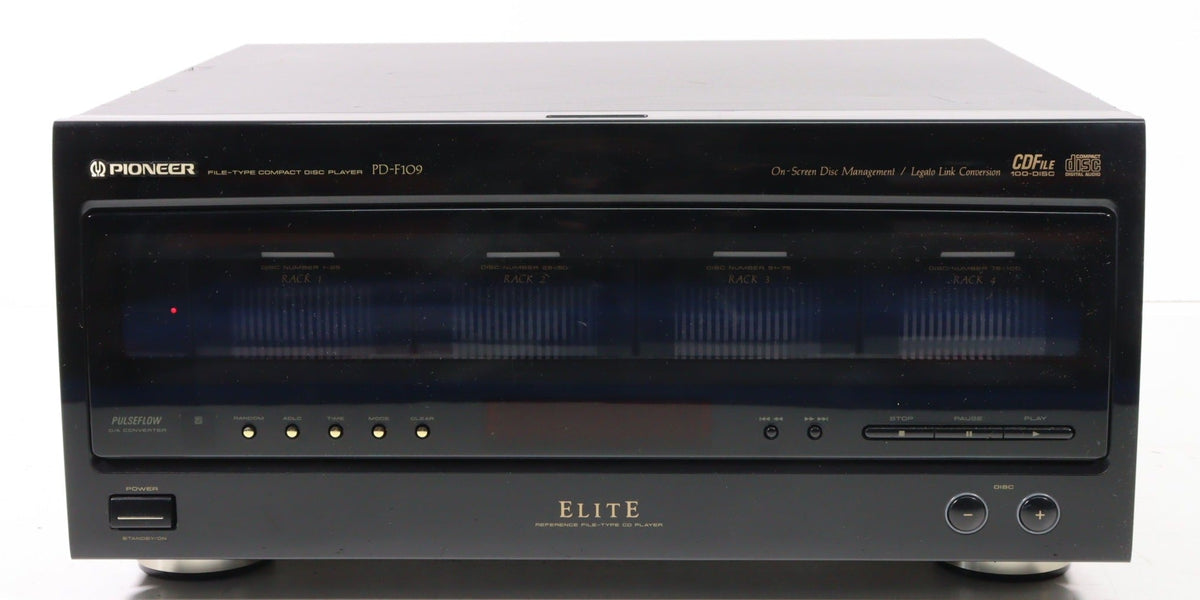 Pioneer PD-F109 100-Disc File-Type Compact Disc Player Mega CD Changer ...