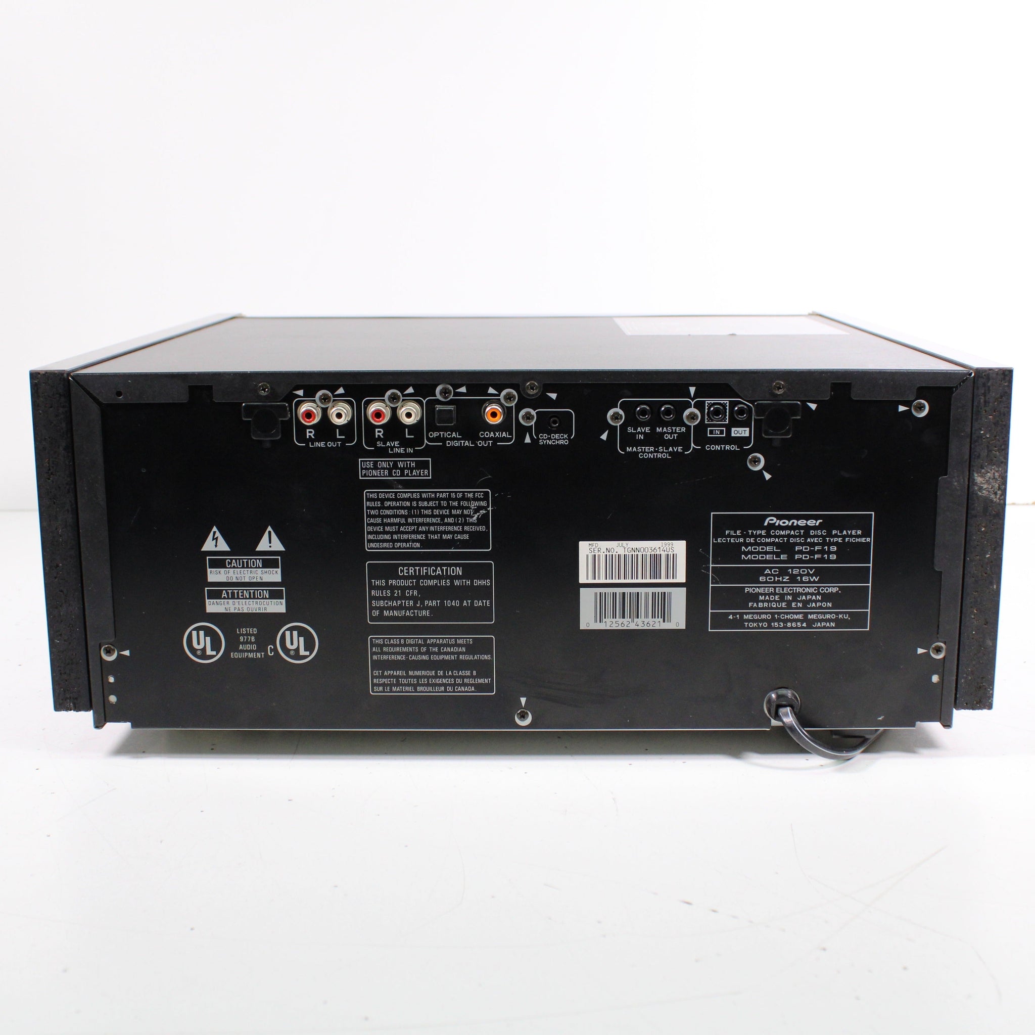 Pioneer PD-F19 301 Disc CD Jukebox File-Type Compact Disc Player with