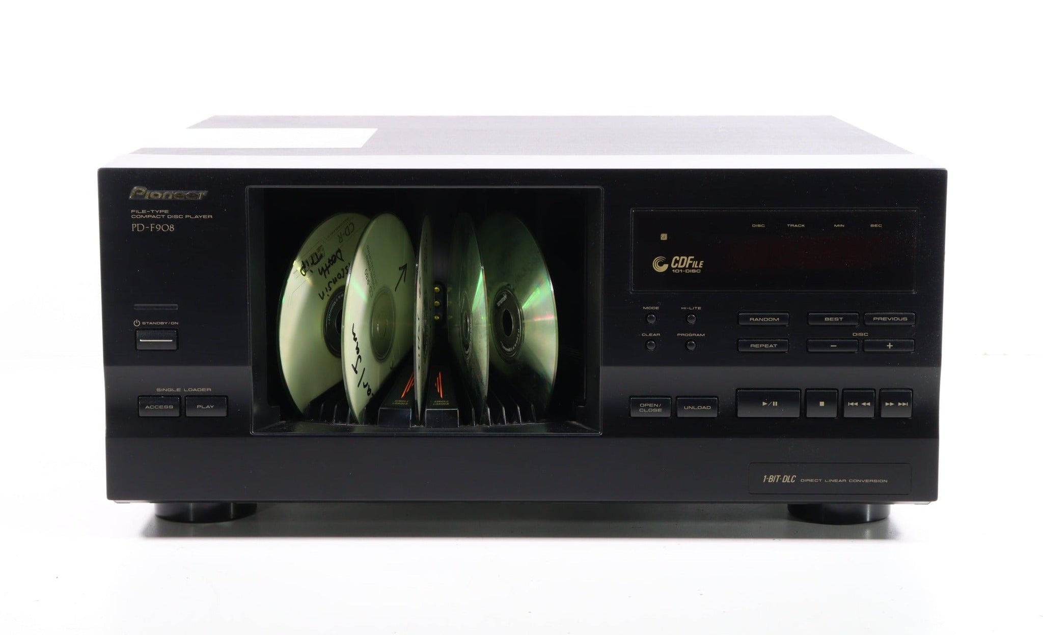 Pioneer PD-F908 File-Type 101 Disc CD Compact Disc Player Carousel Juk ...