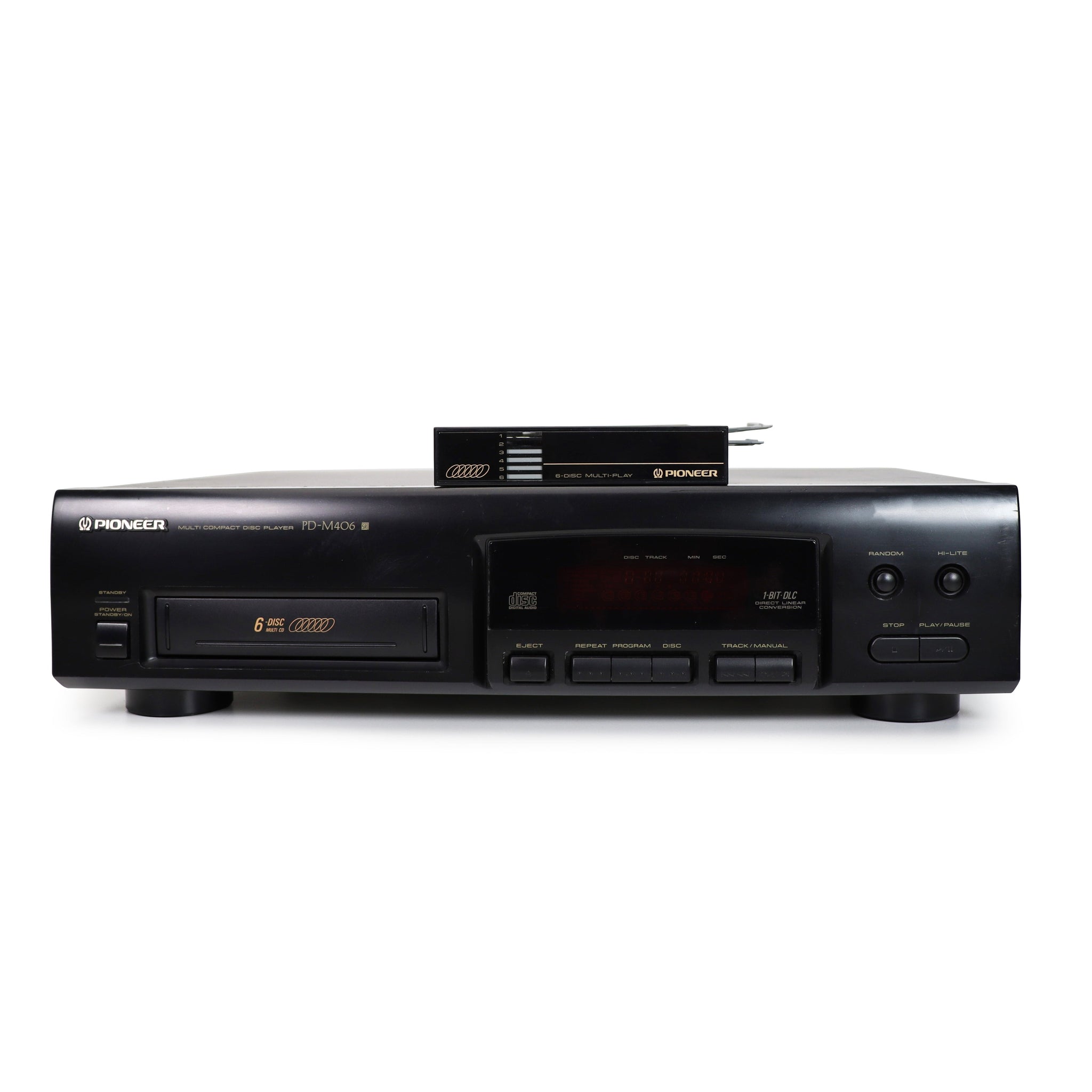 Pioneer PD-M406 6-Disc Cartridge CD Player Magazine Design — SpenCertified