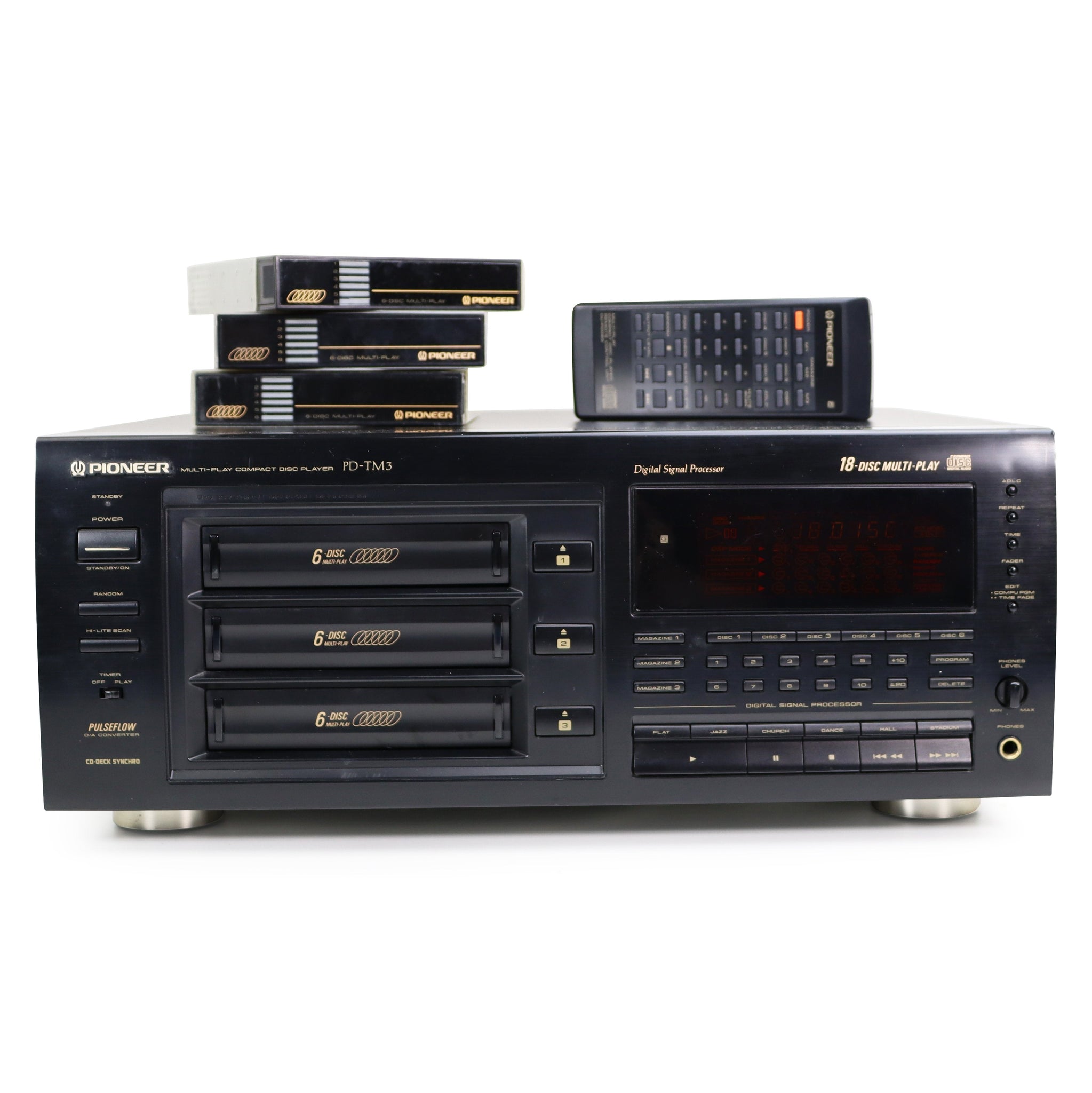 Pioneer PD-TM3 18-Disc CD Player Magazine Style Slide in Tray 3 Cartri