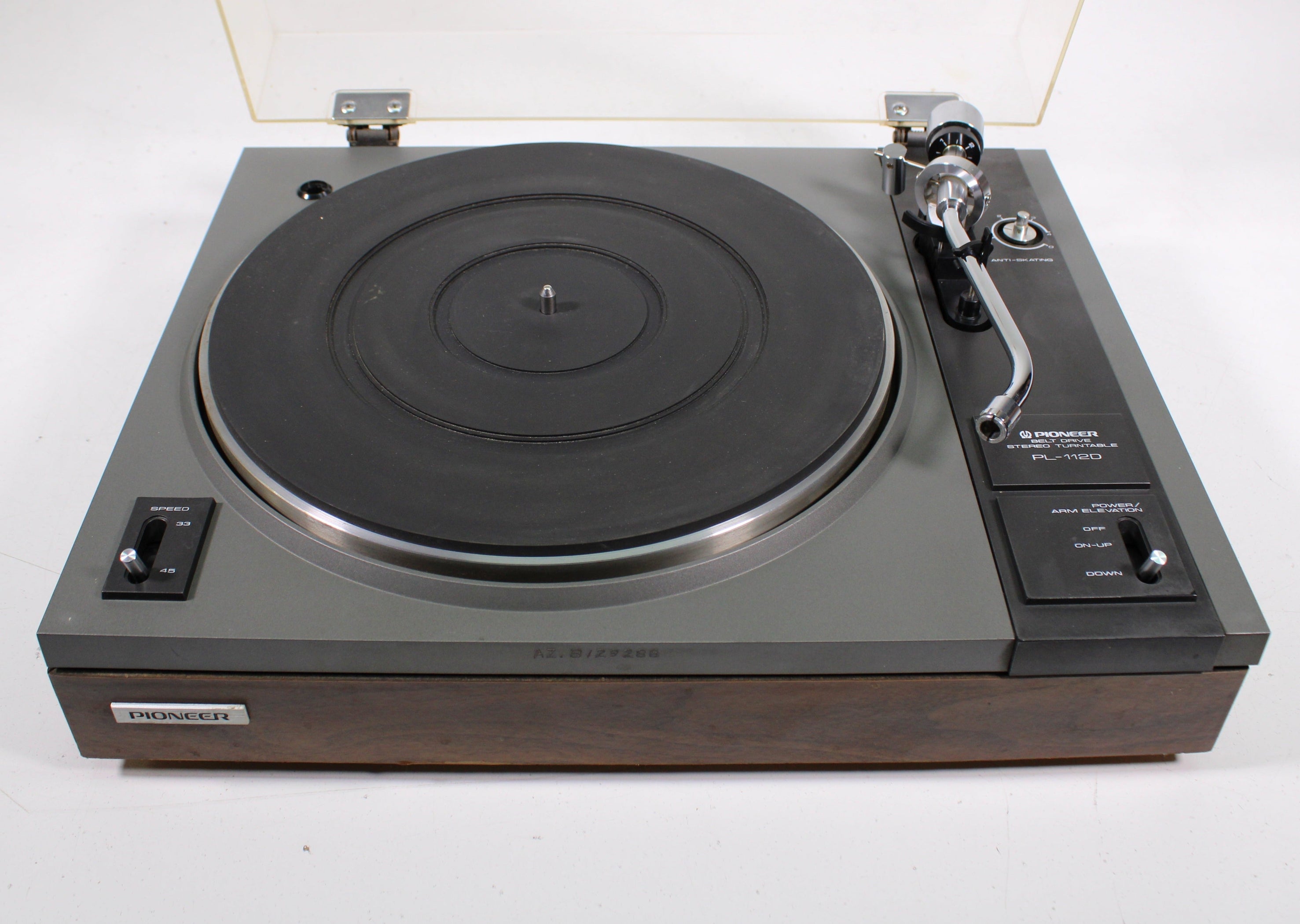Pioneer PL-112D 2-Speed Belt-Drive Turntable — SpenCertified