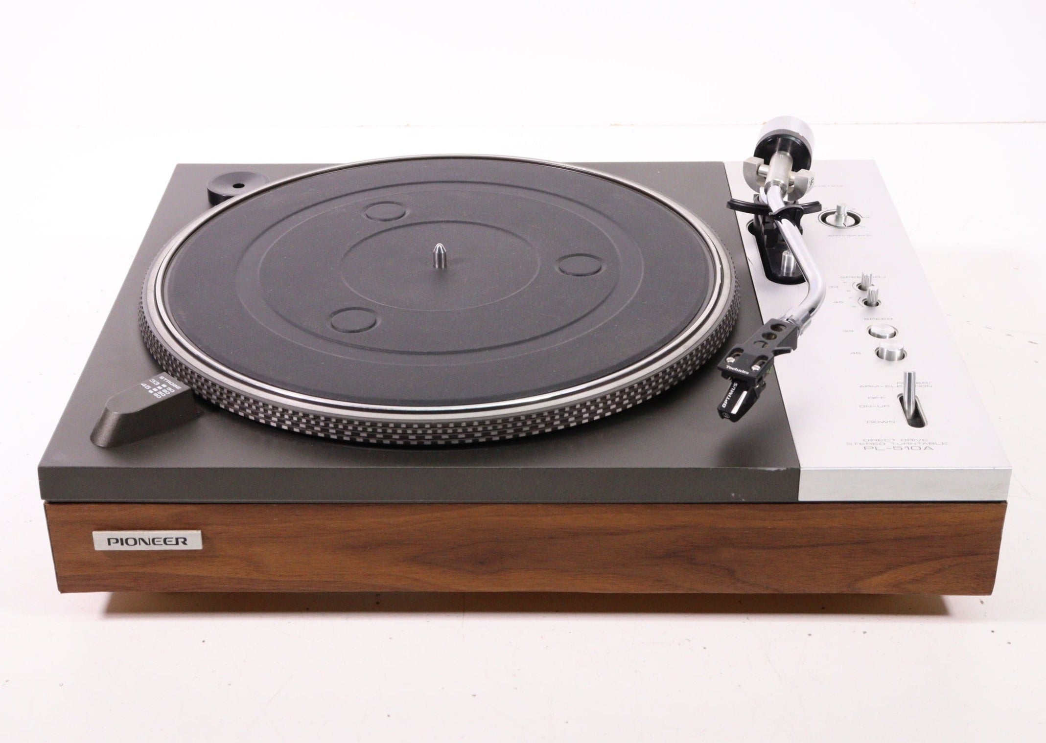 Pioneer PL-510A 2-Speed Direct Drive Stereo Turntable — SpenCertified