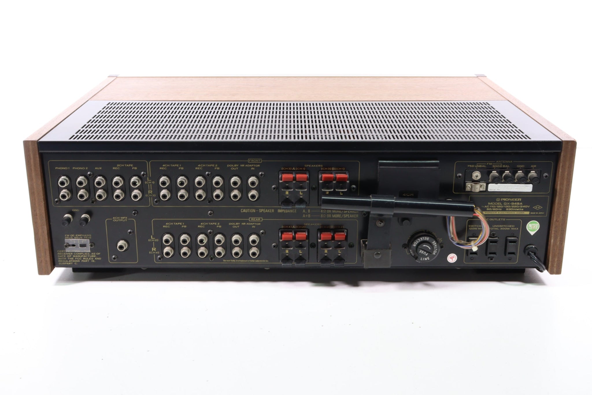 Pioneer QX-949A Vintage 4-Channel Receiver with Original Box