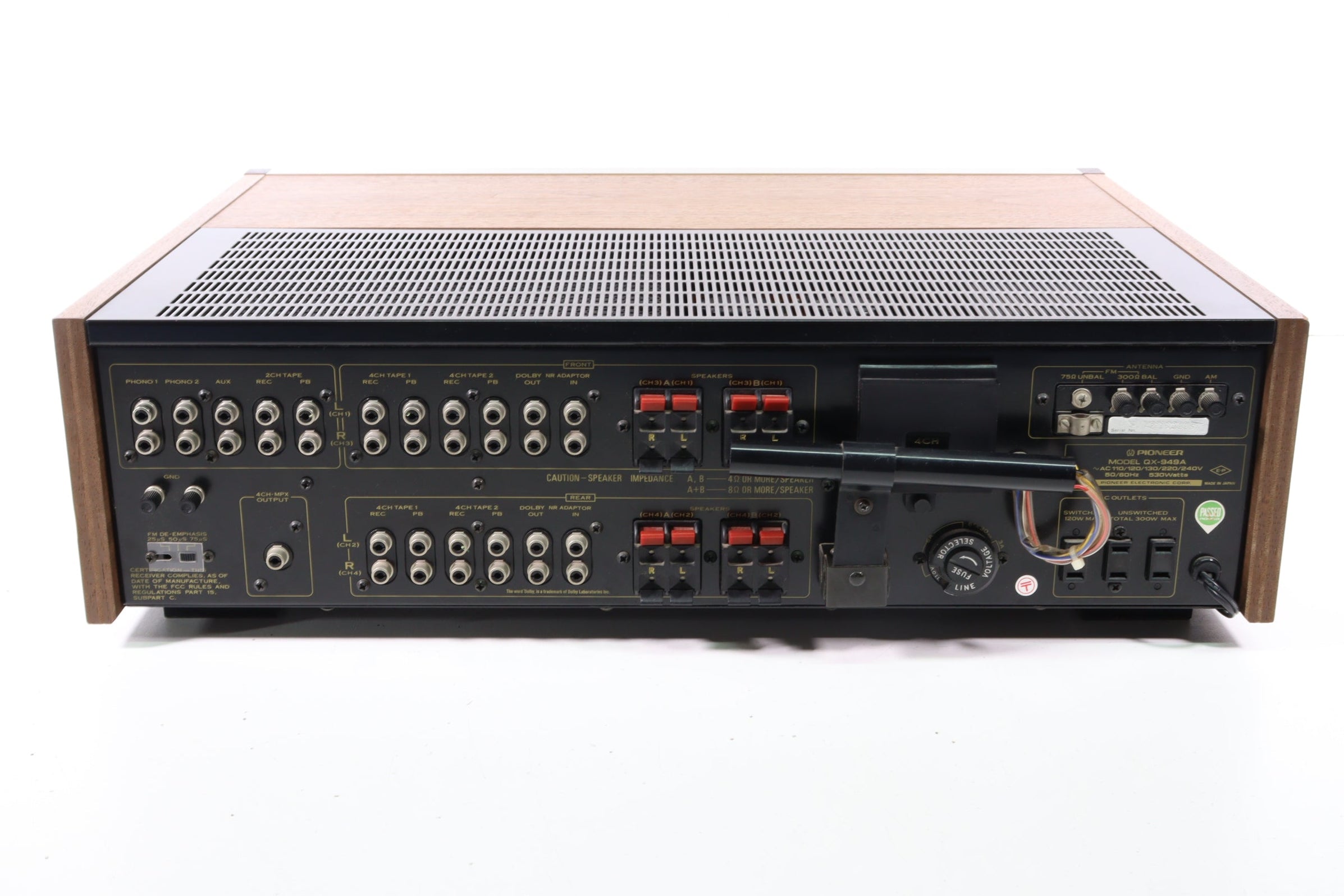 Pioneer QX-949A Vintage 4-Channel Receiver with Original Box ...