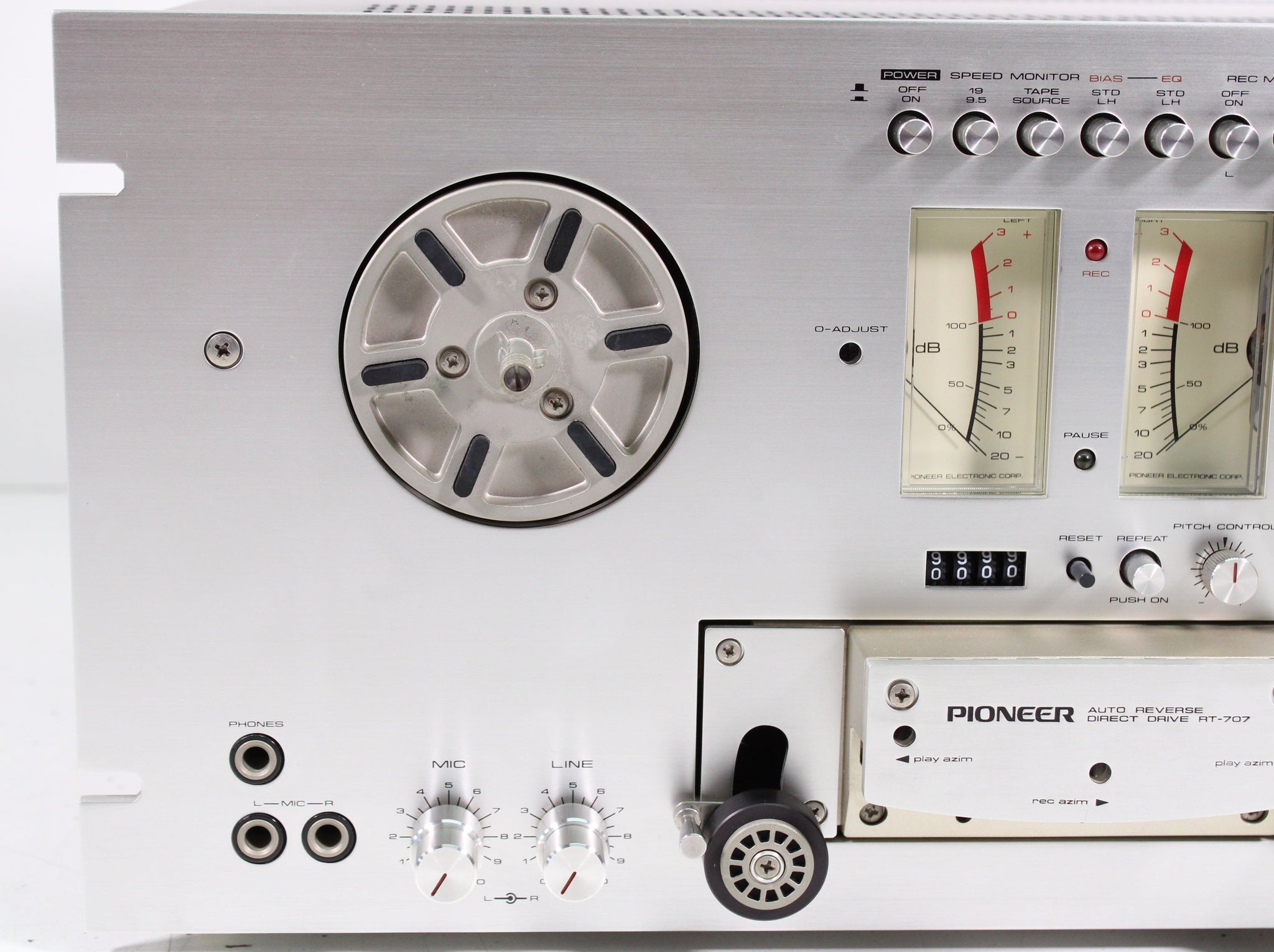 Pioneer RT-707 3-Motor 4-Head Reel-to-Reel Tape Deck Recorder