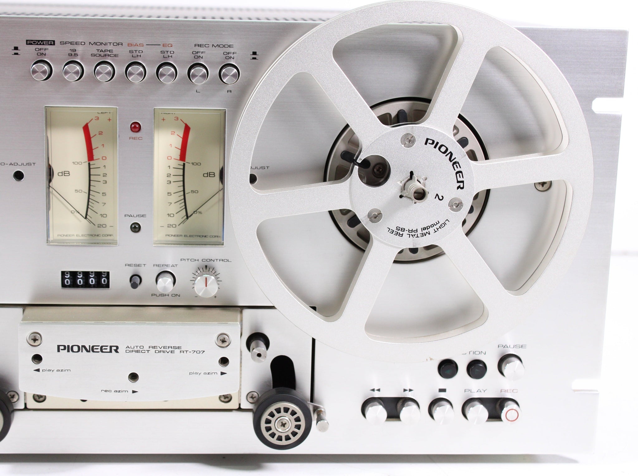 Pioneer RT-707 3-Motor 4-Head Reel-to-Reel Tape Deck Recorder