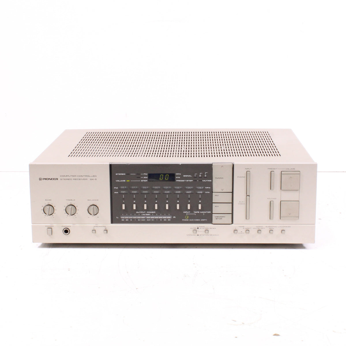 Pioneer SX-6 Computer Controlled Stereo Receiver (1981) — SpenCertified