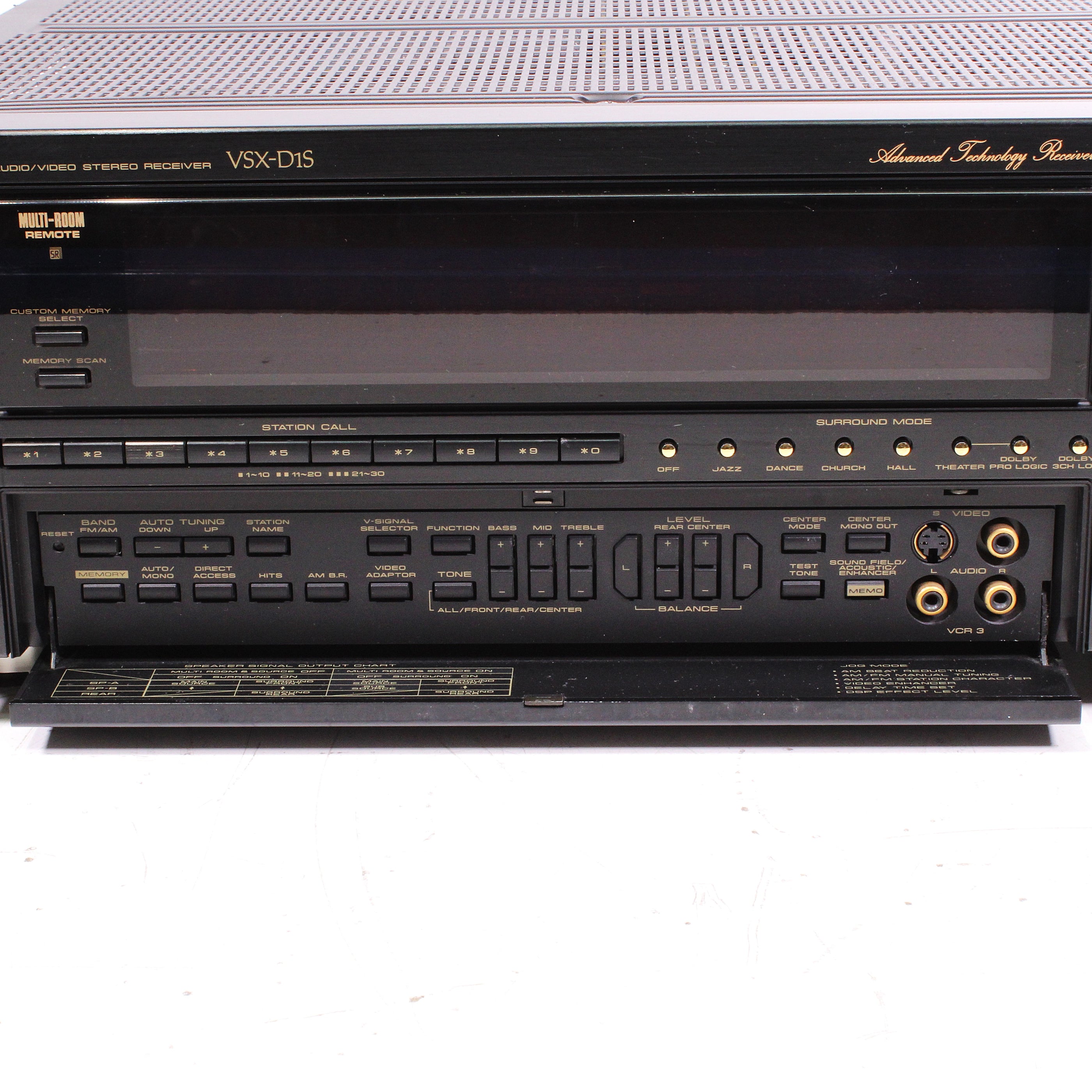 Pioneer VSX-D1S Audio Video Stereo Receiver with Phono — SpenCertified