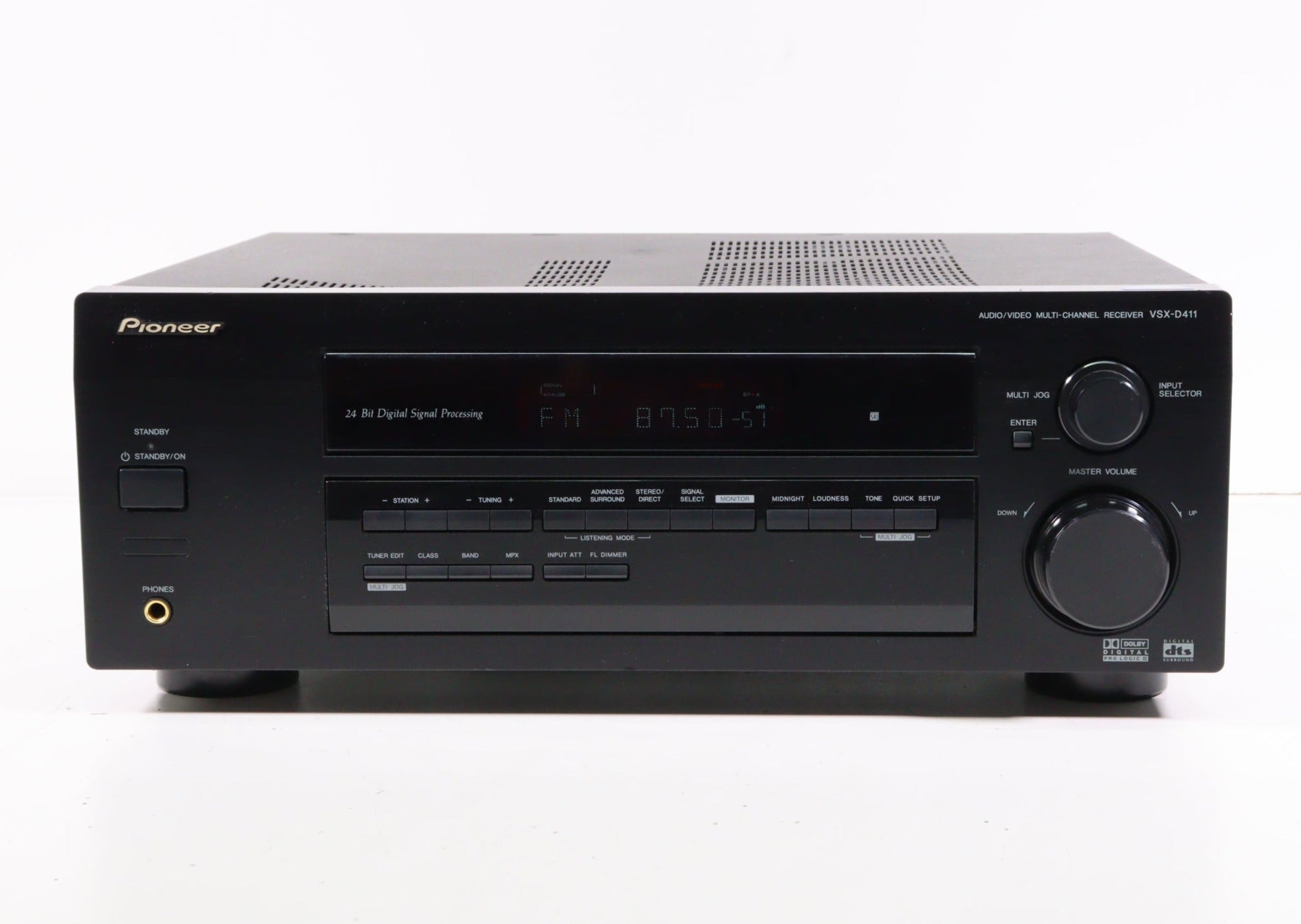 Pioneer VSX-D411 Multi-Channel Audio Video AV Receiver (NO REMOTE)