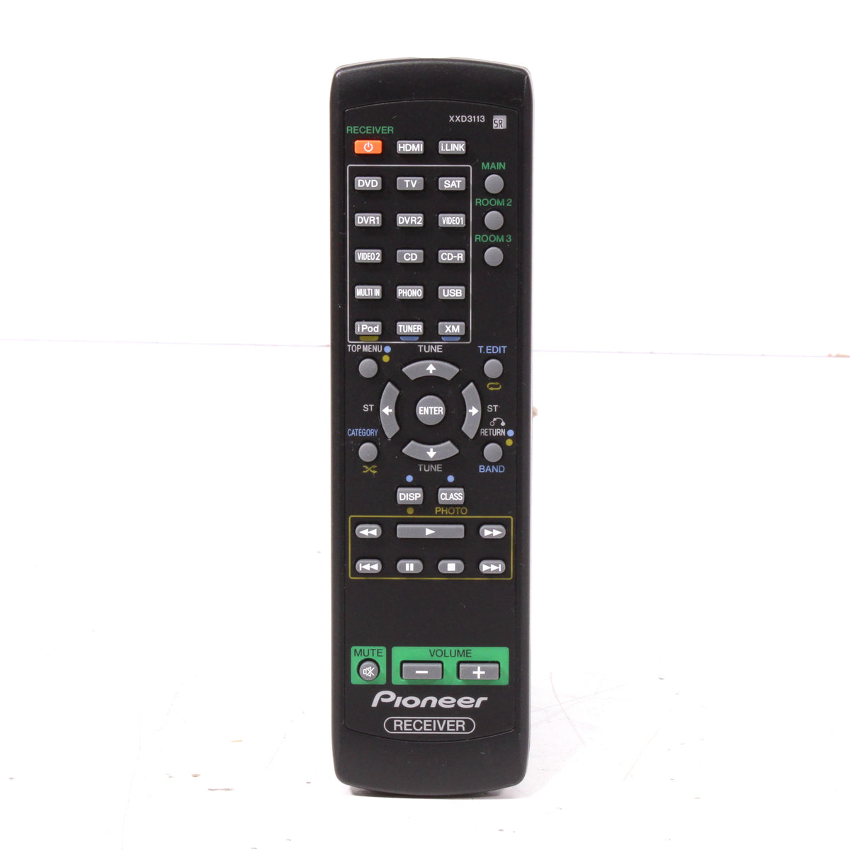 Pioneer XXD3113 Remote Control for AV Receiver VSX-84TXSI — SpenCertified