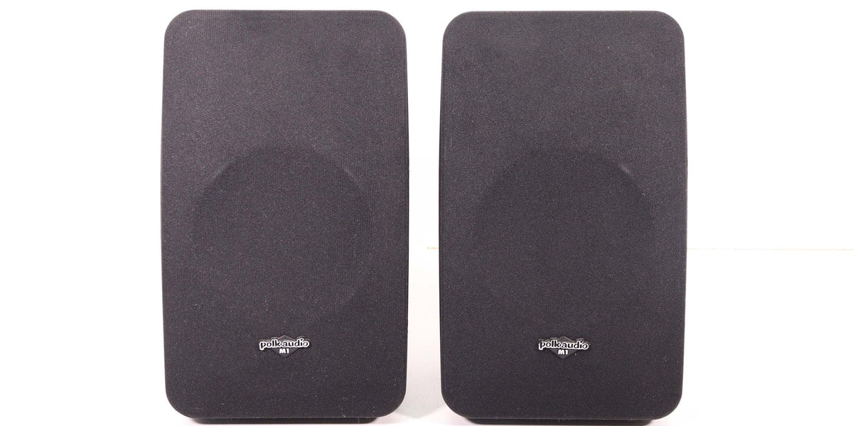 PolkAudio M Series M1 Small Wall Mountable Bookshelf Speakers (Pair ...