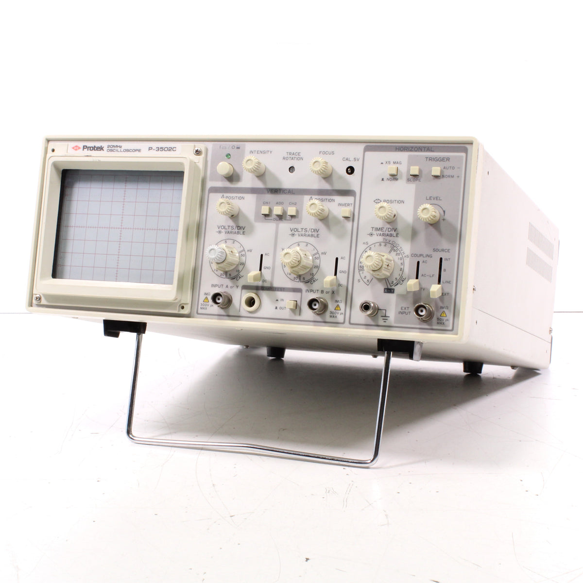 Protek P-3502C 20MHz Oscilloscope Analog Storage Mainframe (AS IS ...