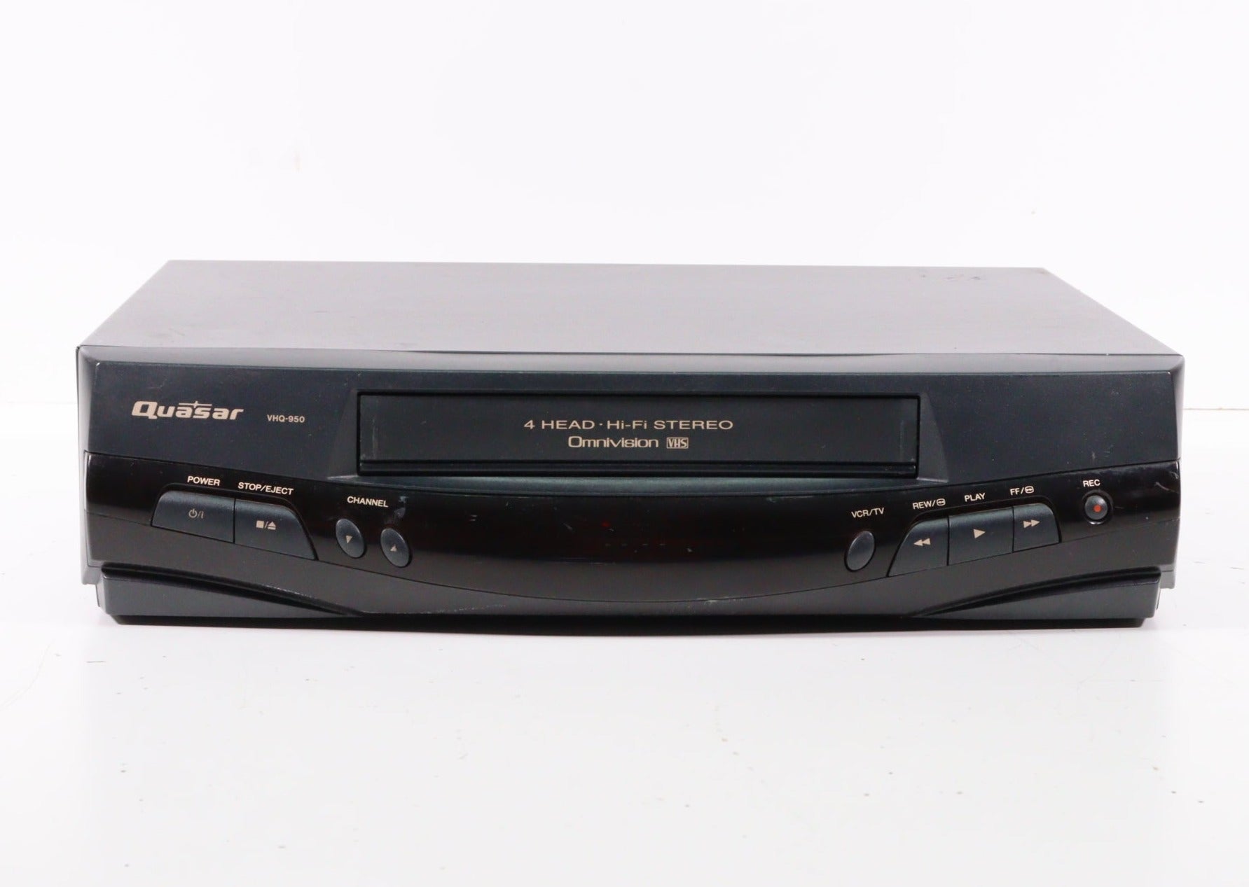 Quasar VHQ-950 4-Head Hi-Fi Stereo VCR Video Cassette Recorder