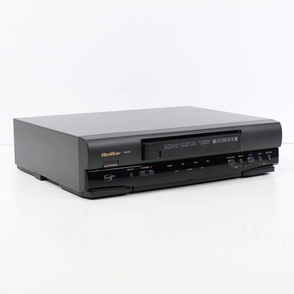 Quasar VHQ760 4-Head Hi-Fi Stereo VCR Video Cassette Recorder