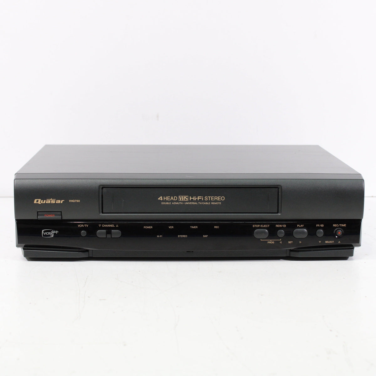 Quasar VHQ760 4-Head Hi-Fi Stereo VCR Video Cassette Recorder ...