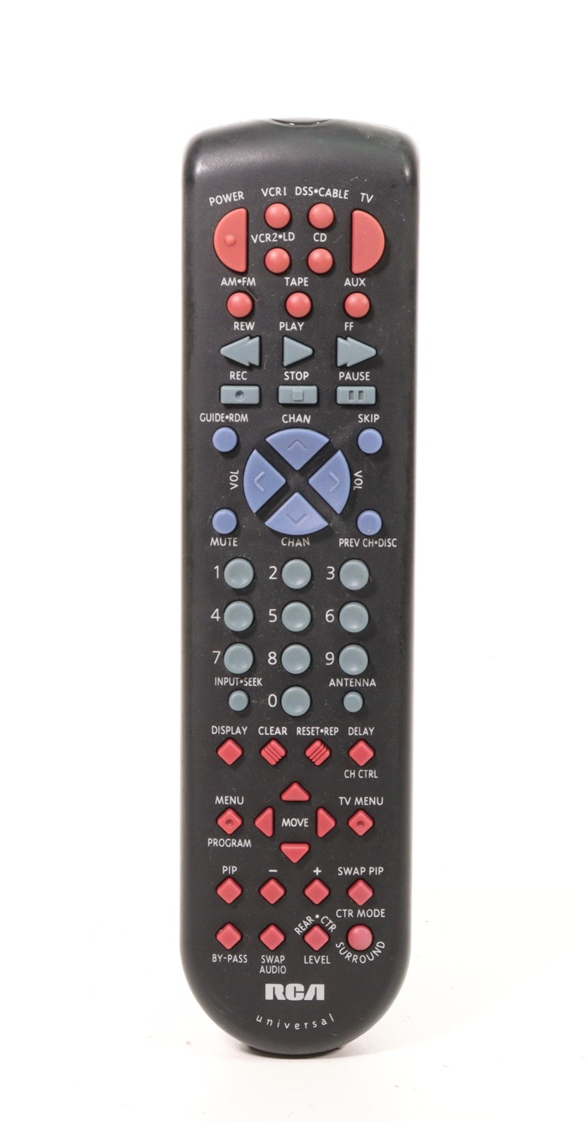 RCA CRK67A1 Universal Remote Control for AV Receiver TV VCR CD AUX Aud ...