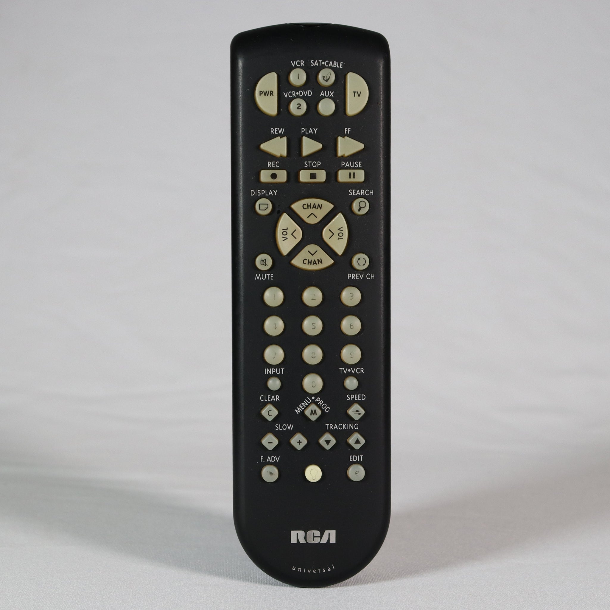 RCA CRK70VCL1 Universal Remote Control for TV VCR AUX CBL VR617HF and