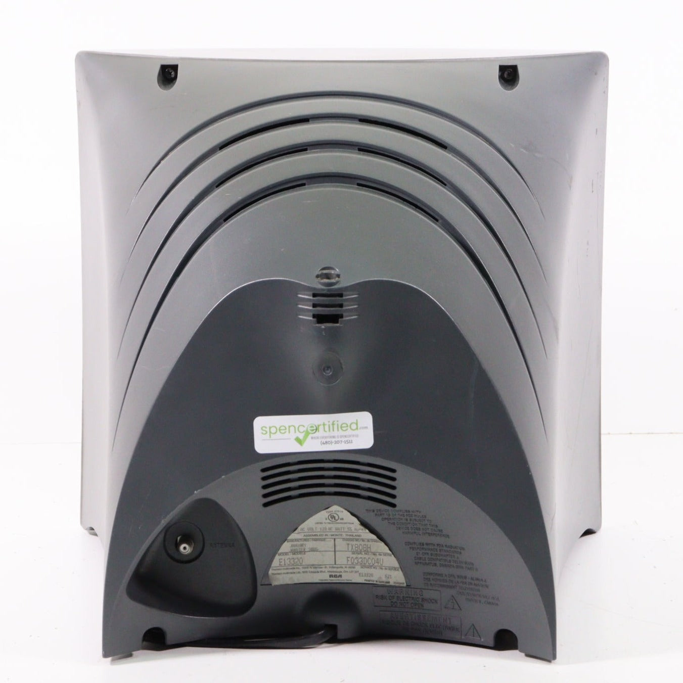 RCA E13320 13" Portable Retro Gaming Television with Front AV Inputs ...