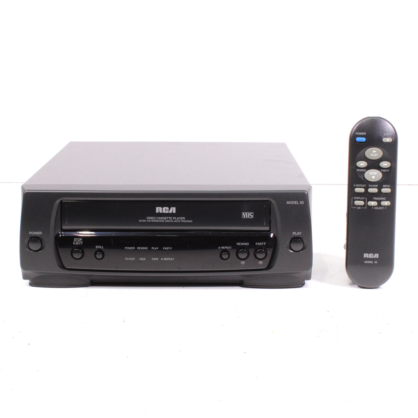RCA Model 50 16-3200 AC/DC VHS Player Recorder VCR in Original Box (Ne ...