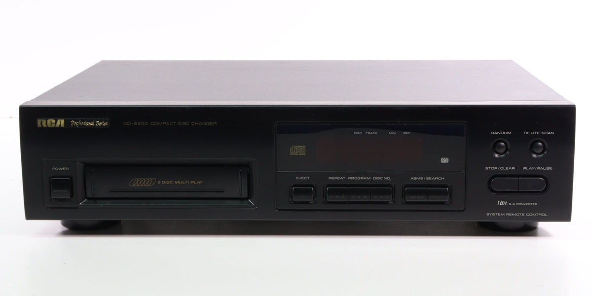 RCA Professional Series CD-9300 6-Disc CD Magazine Style Changer (NO R ...