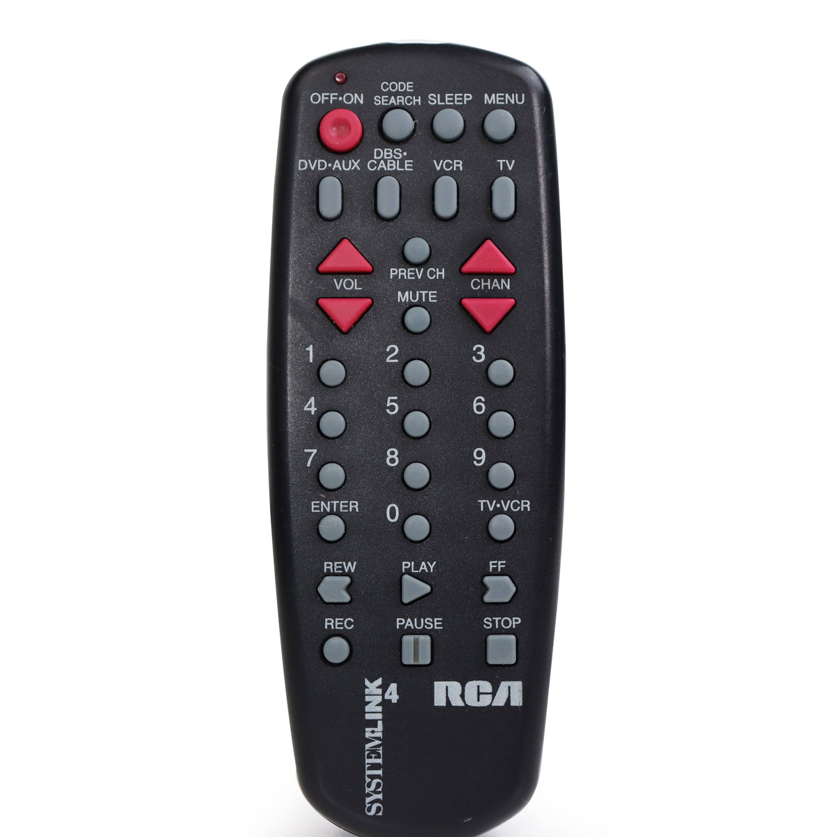 RCA RCU404 4-Device Universal Remote Control for DVD CABLE VCR TV ...
