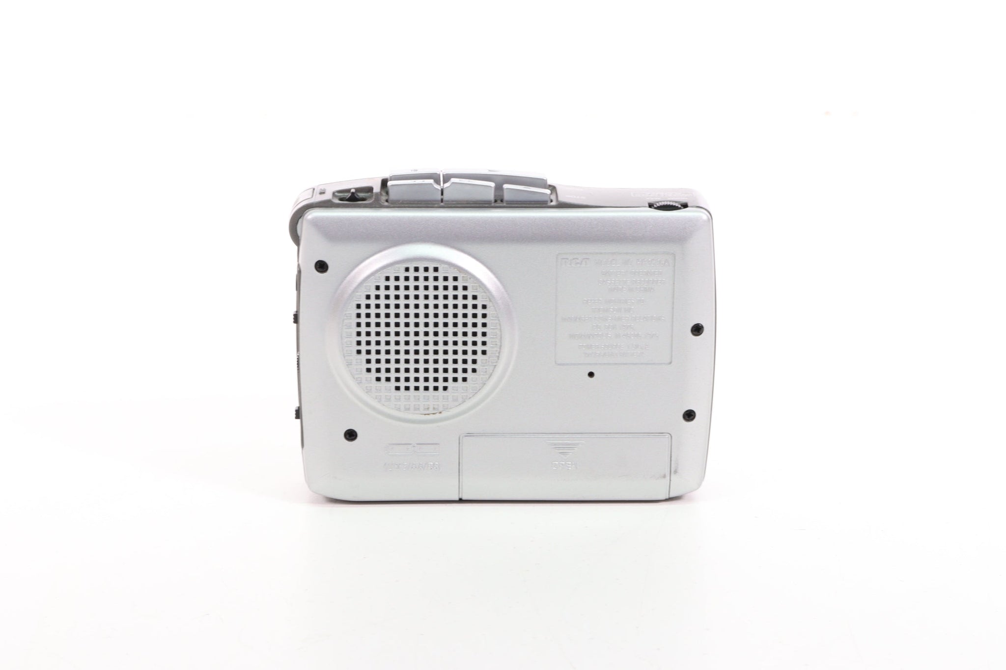 RCA RP3536A Portable Handheld Cassette Recorder Variable Recorder Silv