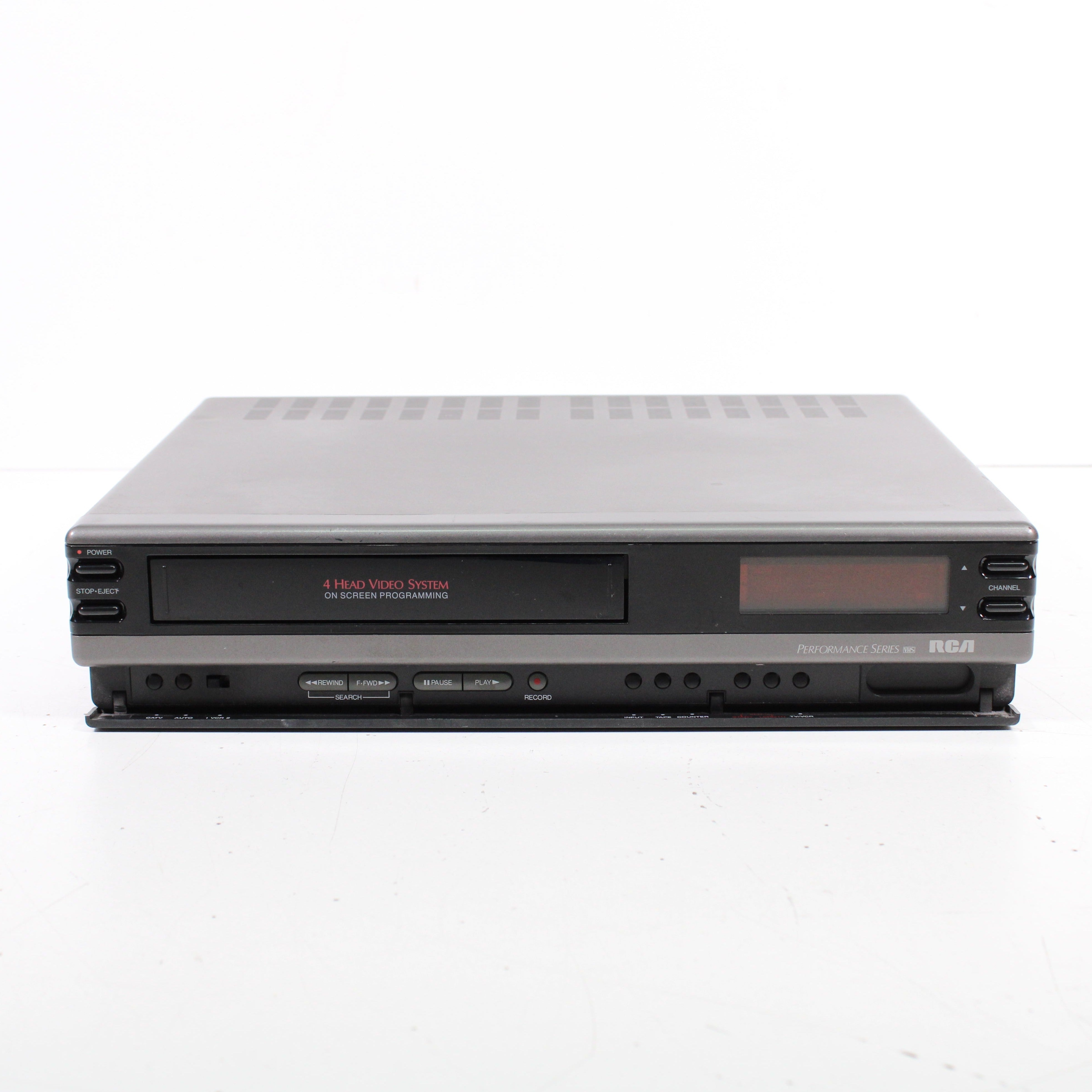 RCA VR505 Performance Series VCR VHS Player Recorder On Screen Program