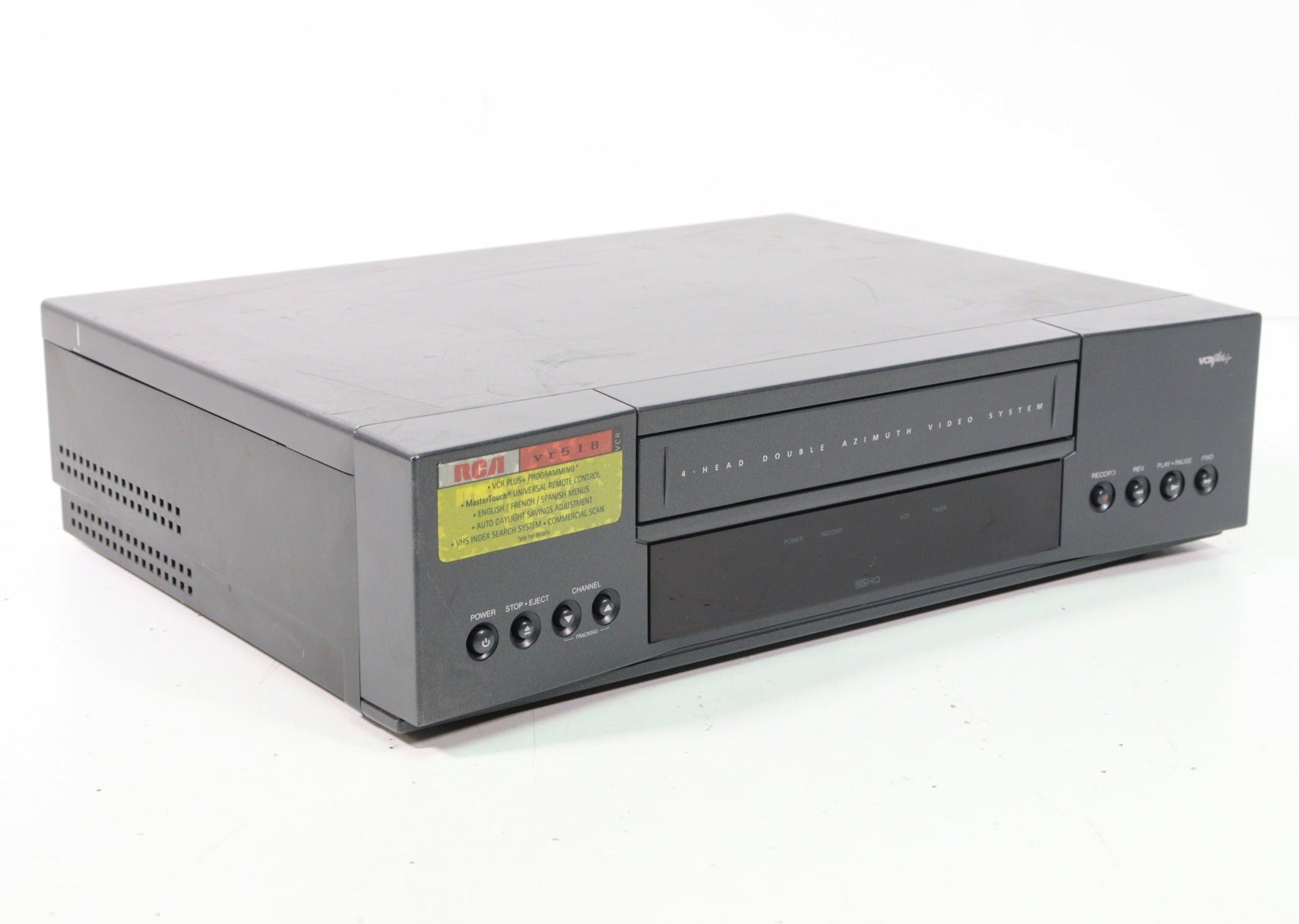 RCA VR518 4-Head Double Azimuth Video System VCR Video Cassette Record ...