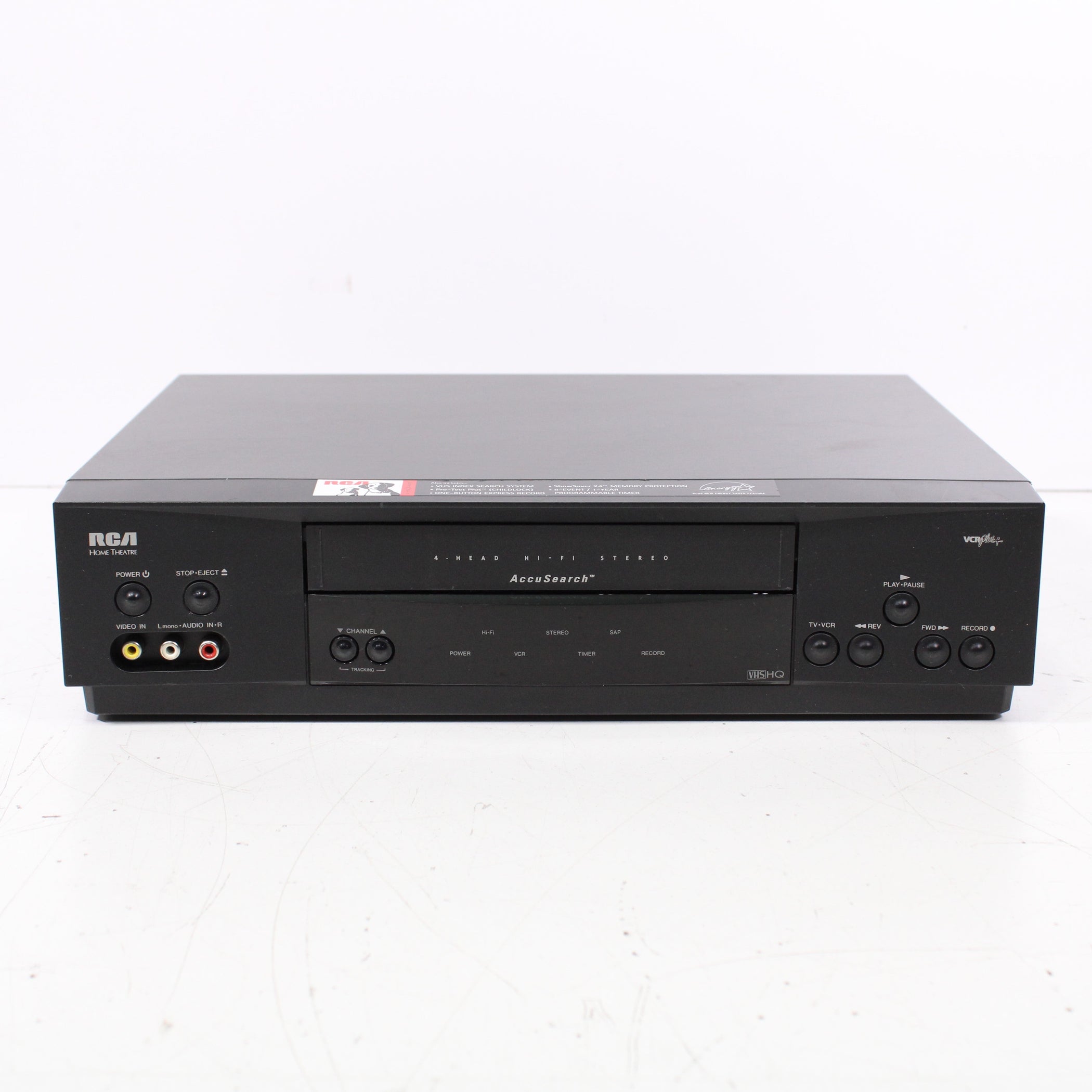 RCA VR624HF 4-Head Hi-Fi Stereo VCR with Programmable Timer — SpenCertified